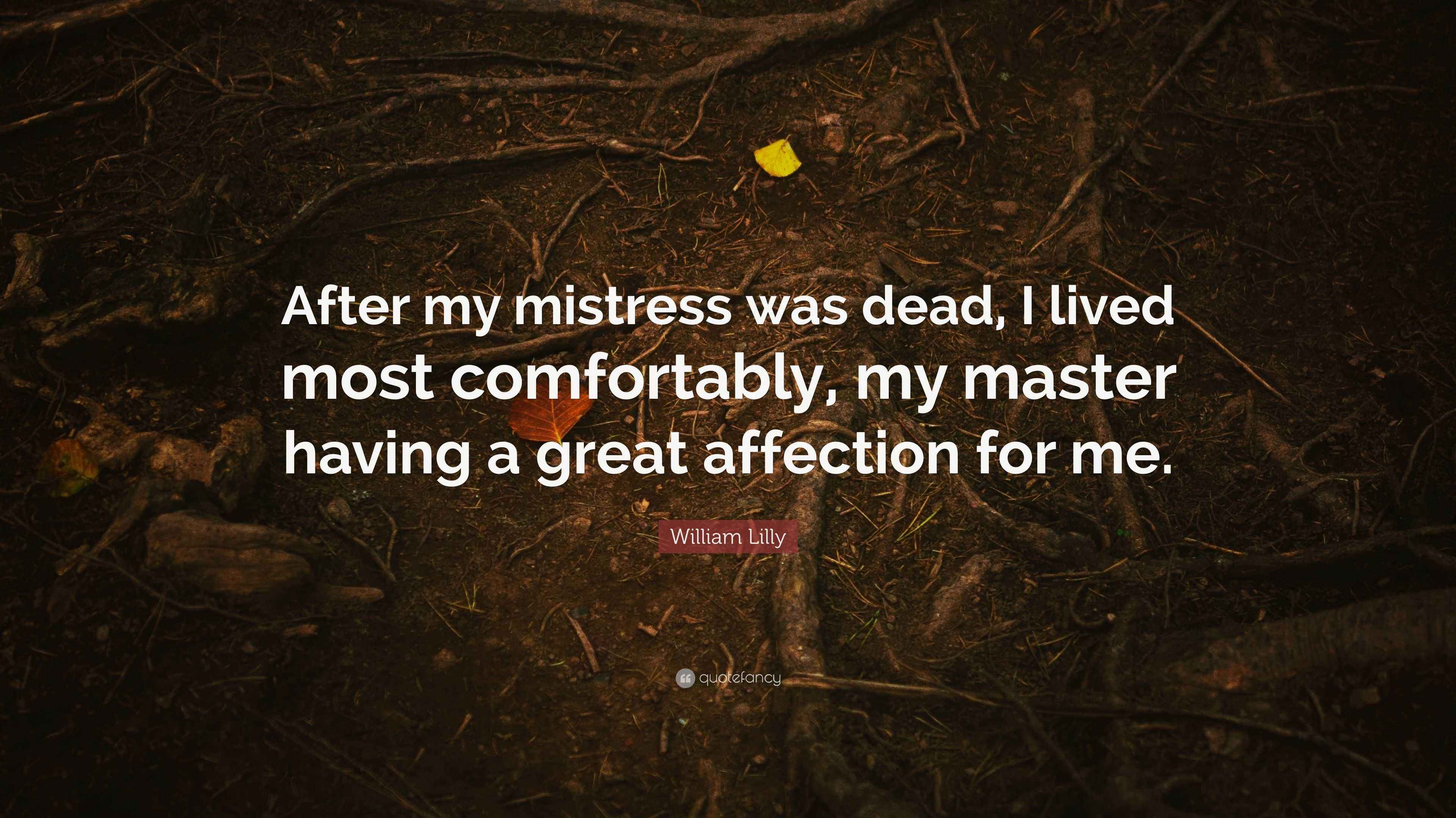 My Mistress Quotes