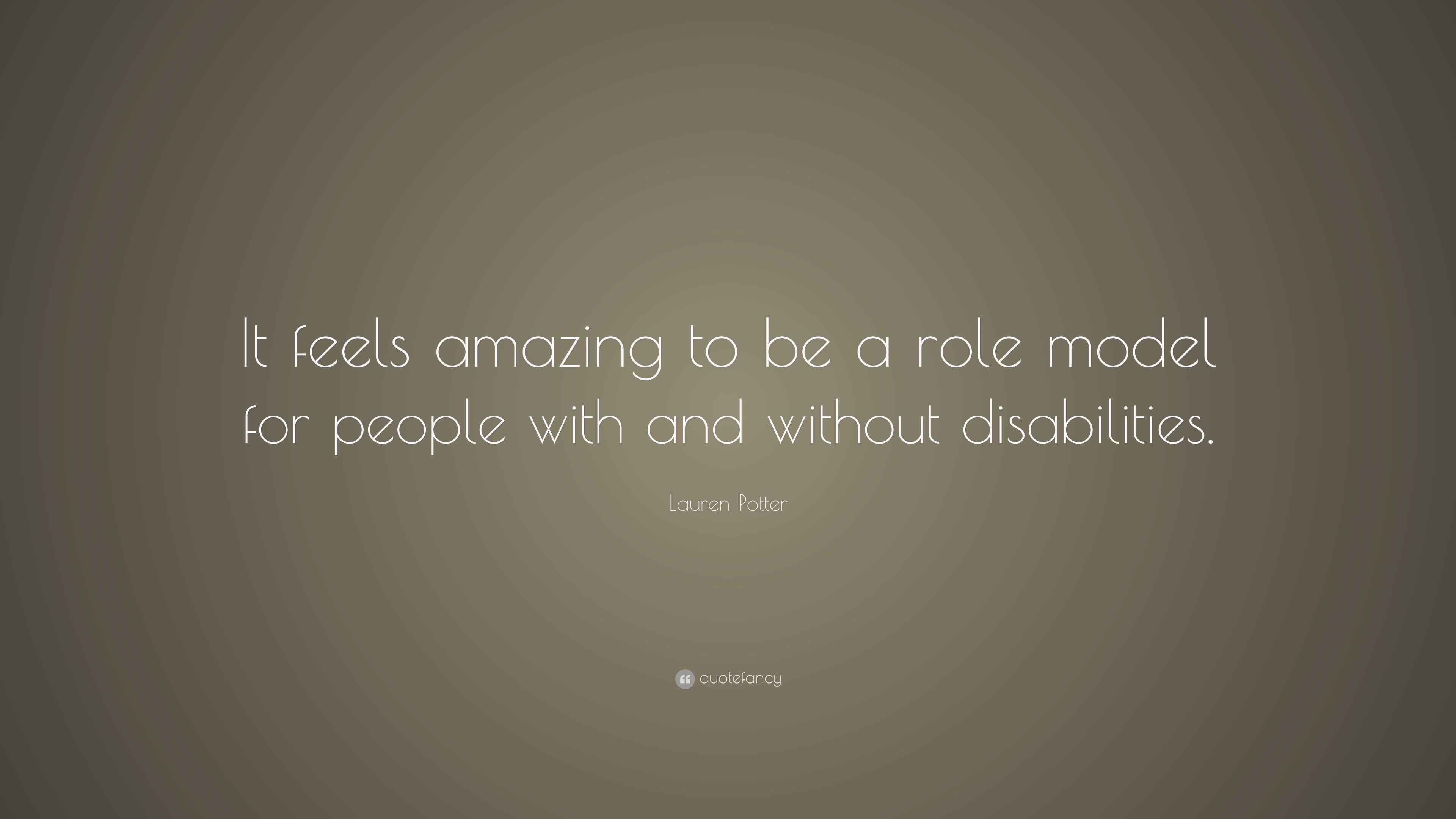 Lauren Potter Quote: “It feels amazing to be a role model for people ...