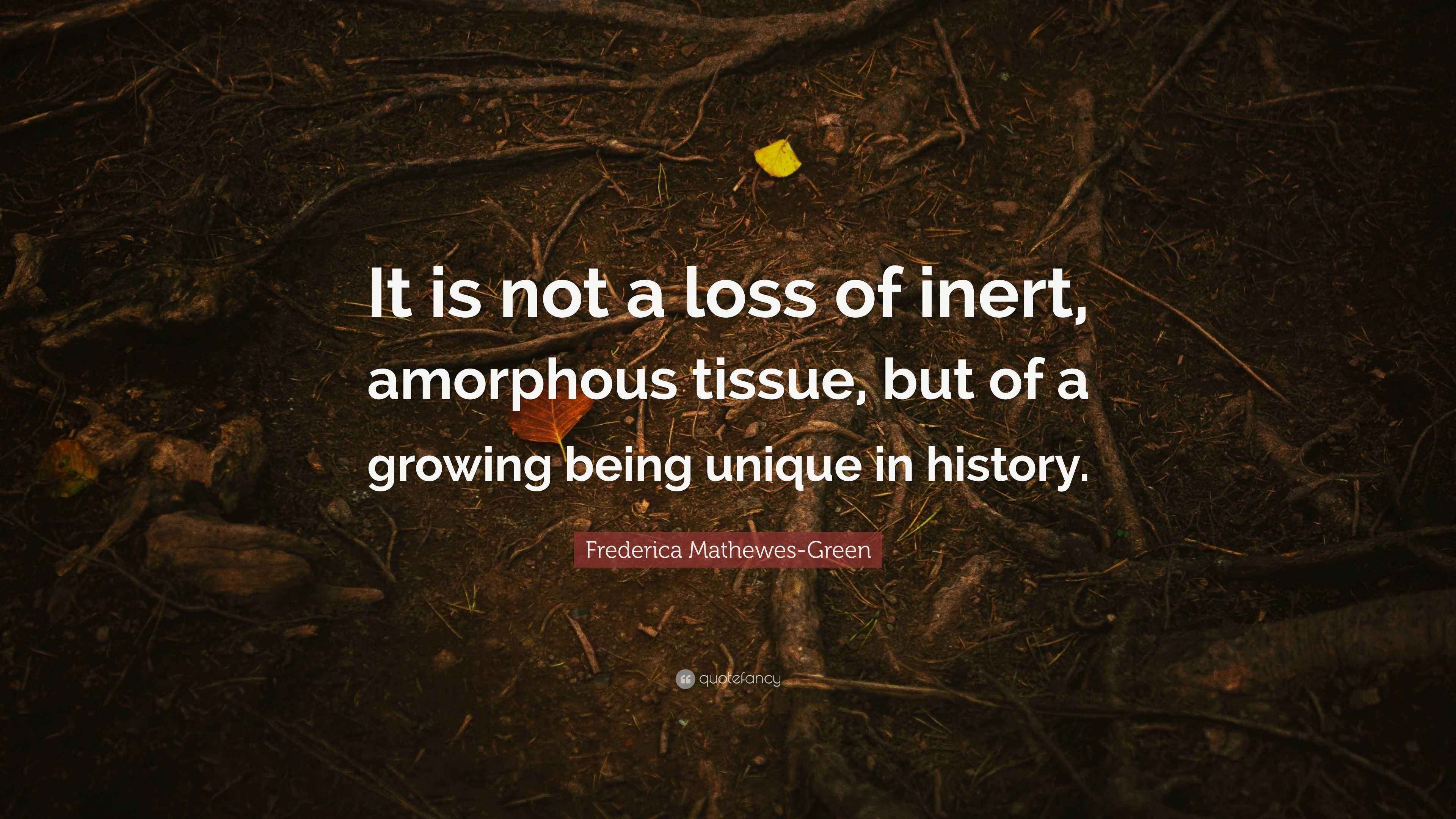 Frederica Mathewes-Green Quote: “It is not a loss of inert, amorphous ...