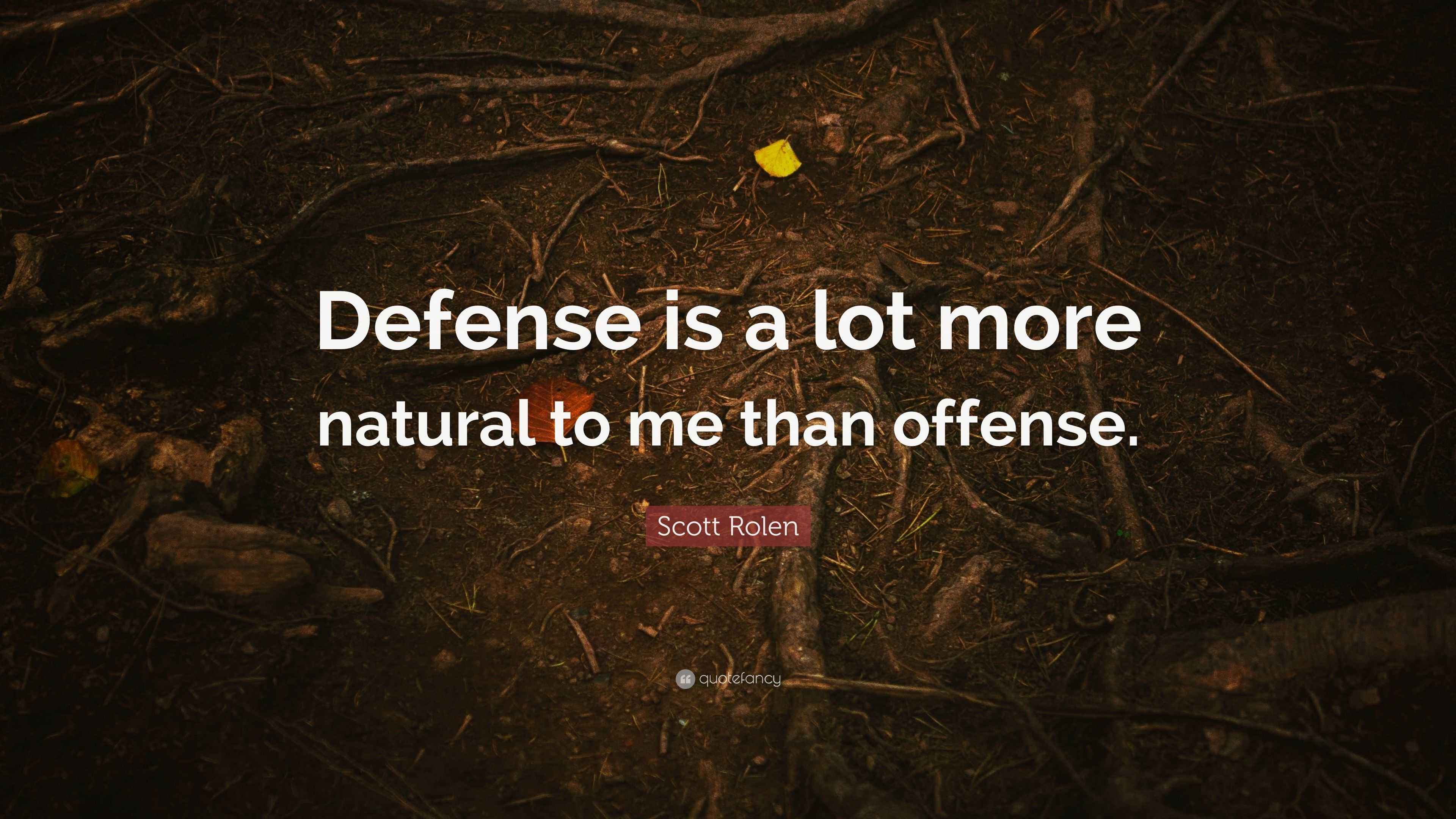 Scott Rolen Quote: “Defense is a lot more natural to me than offense.”