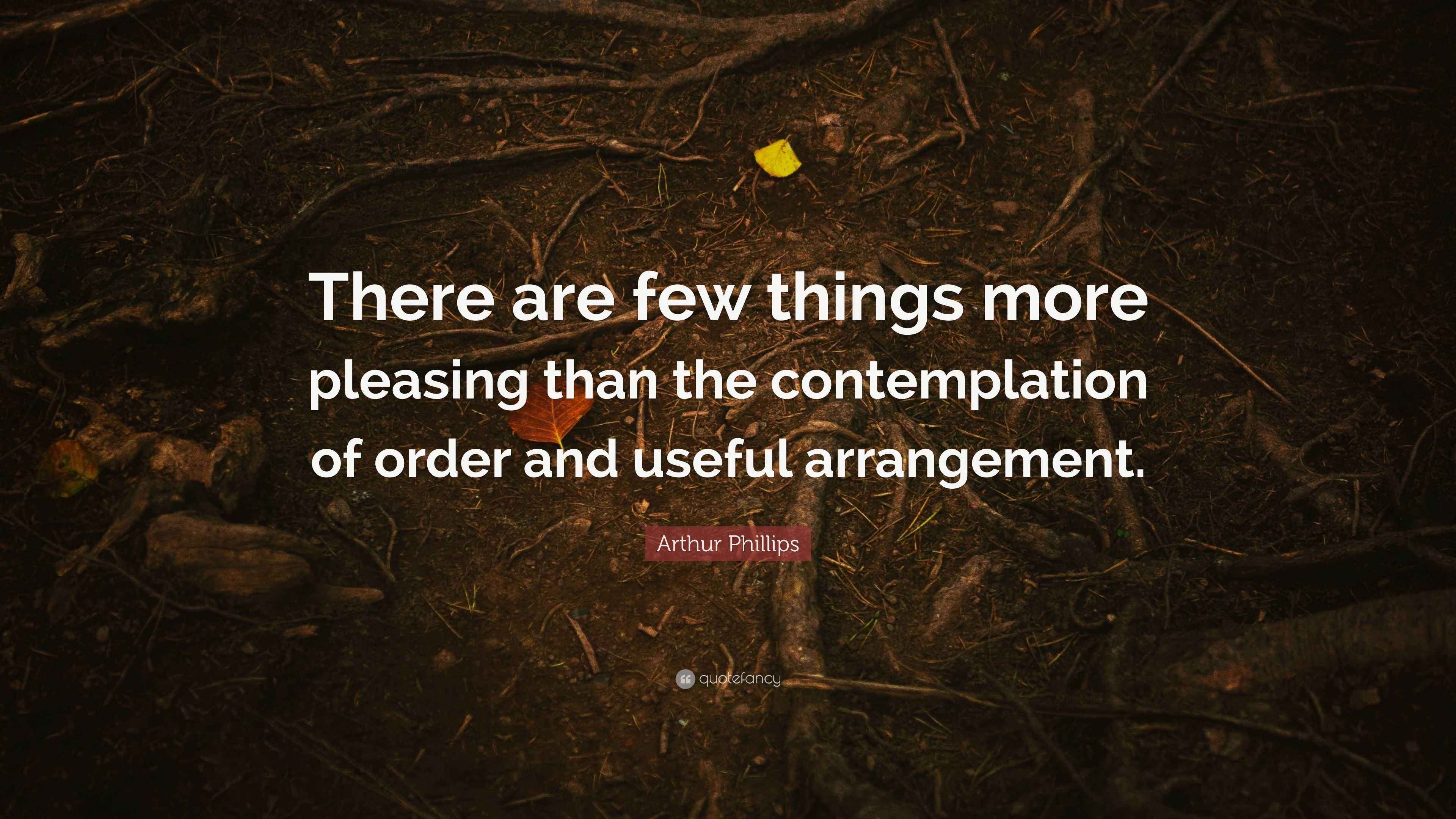 Arthur Phillips Quote: “There are few things more pleasing than the ...