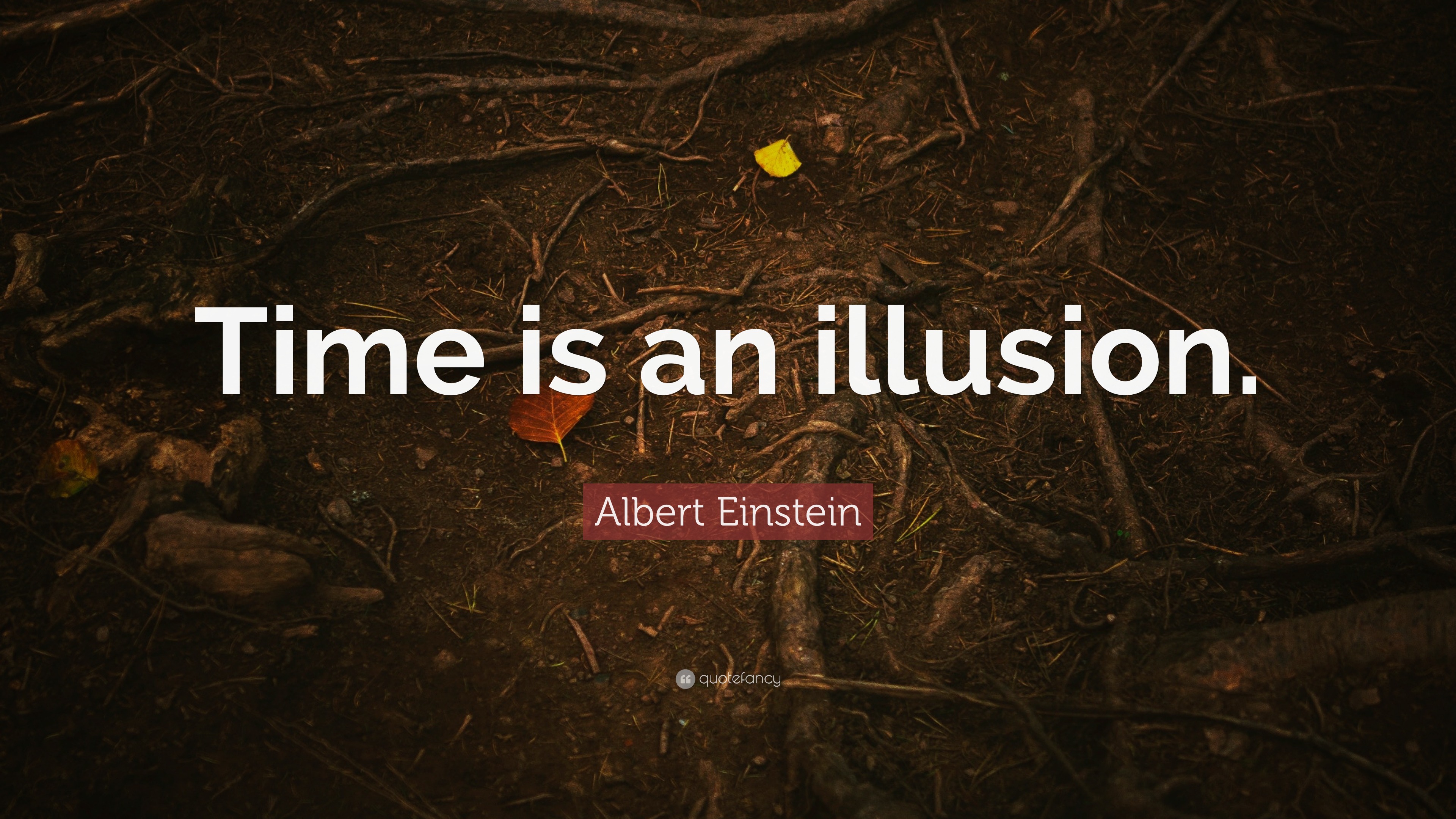 Albert Einstein Quote: “Time is an illusion.”