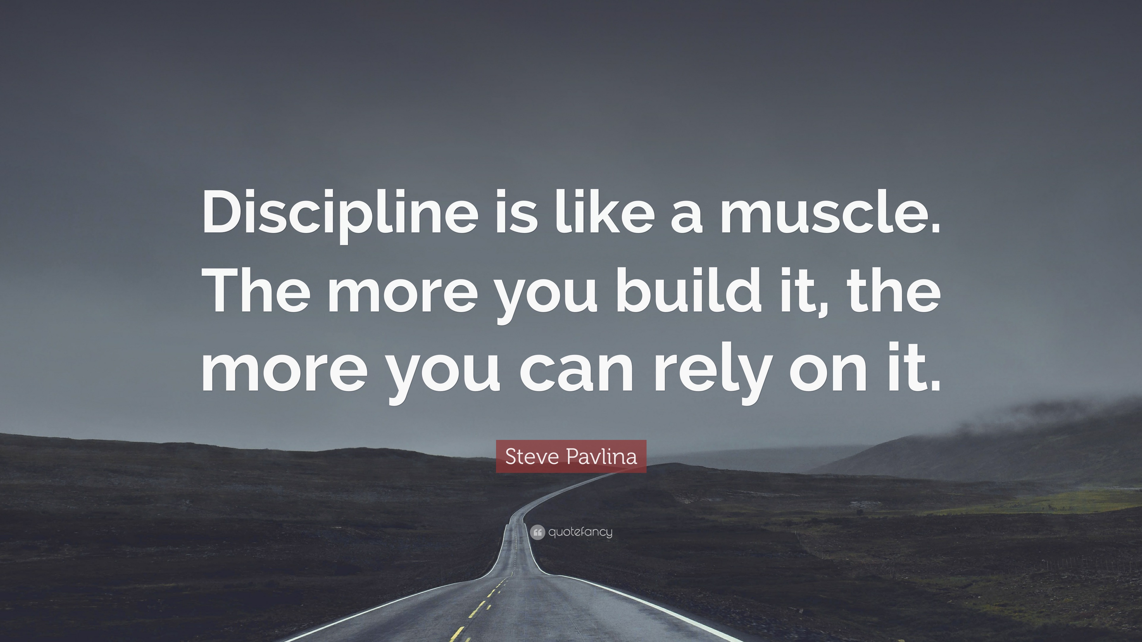 Steve Pavlina Quote: “Discipline is like a muscle. The more you build ...