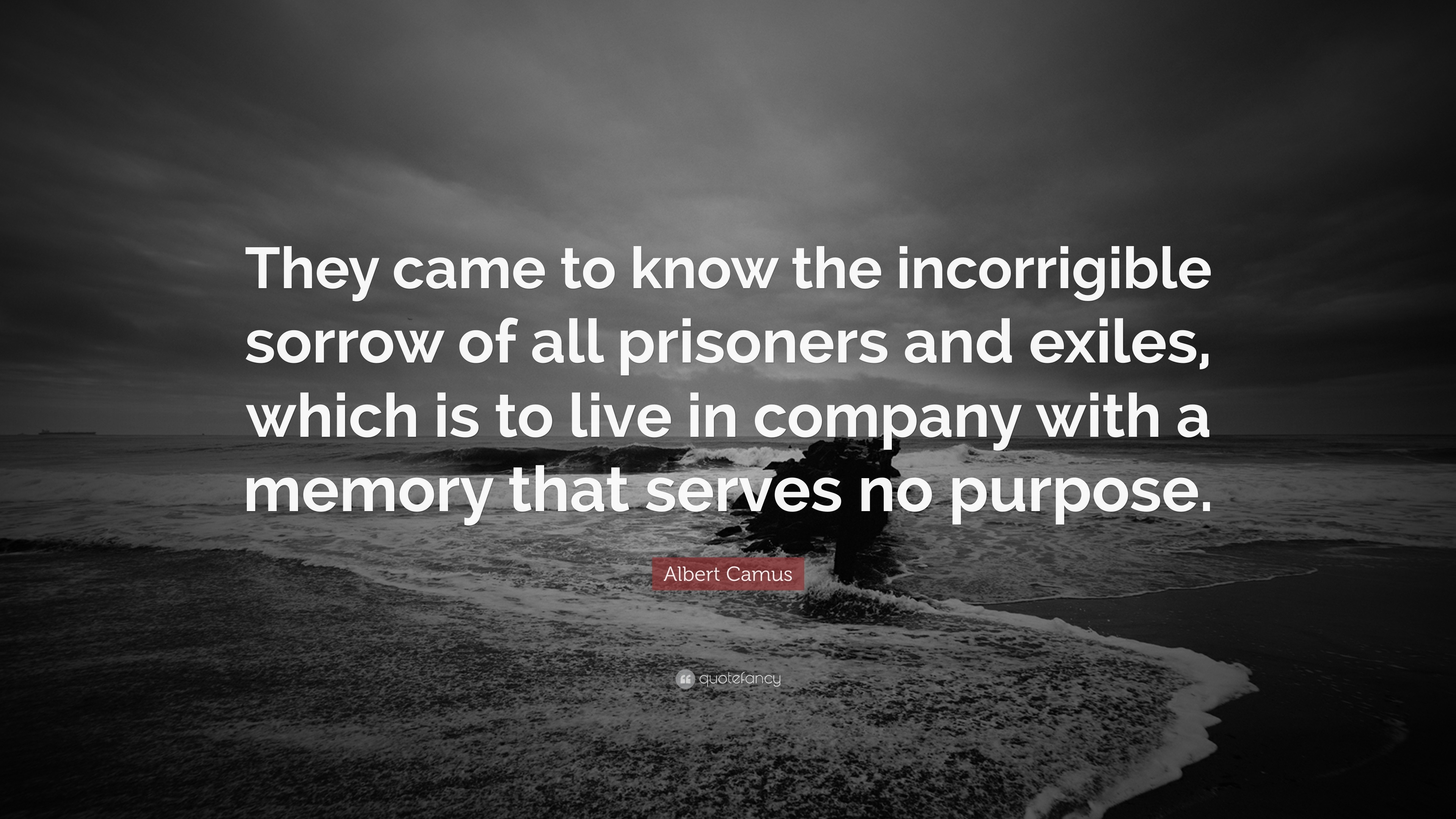 Albert Camus Quote: “They came to know the incorrigible sorrow of all ...