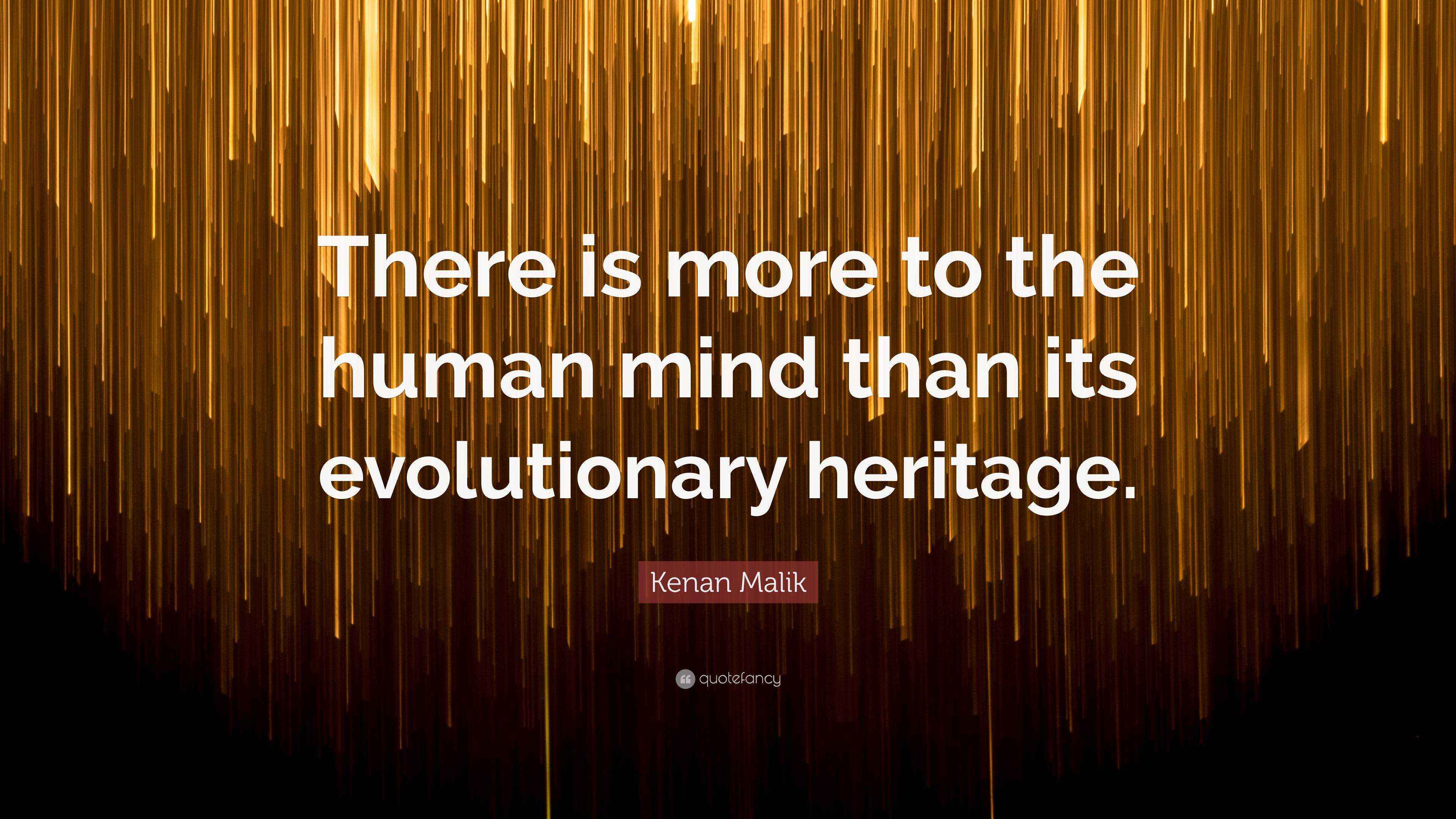 Kenan Malik Quote: “There is more to the human mind than its ...
