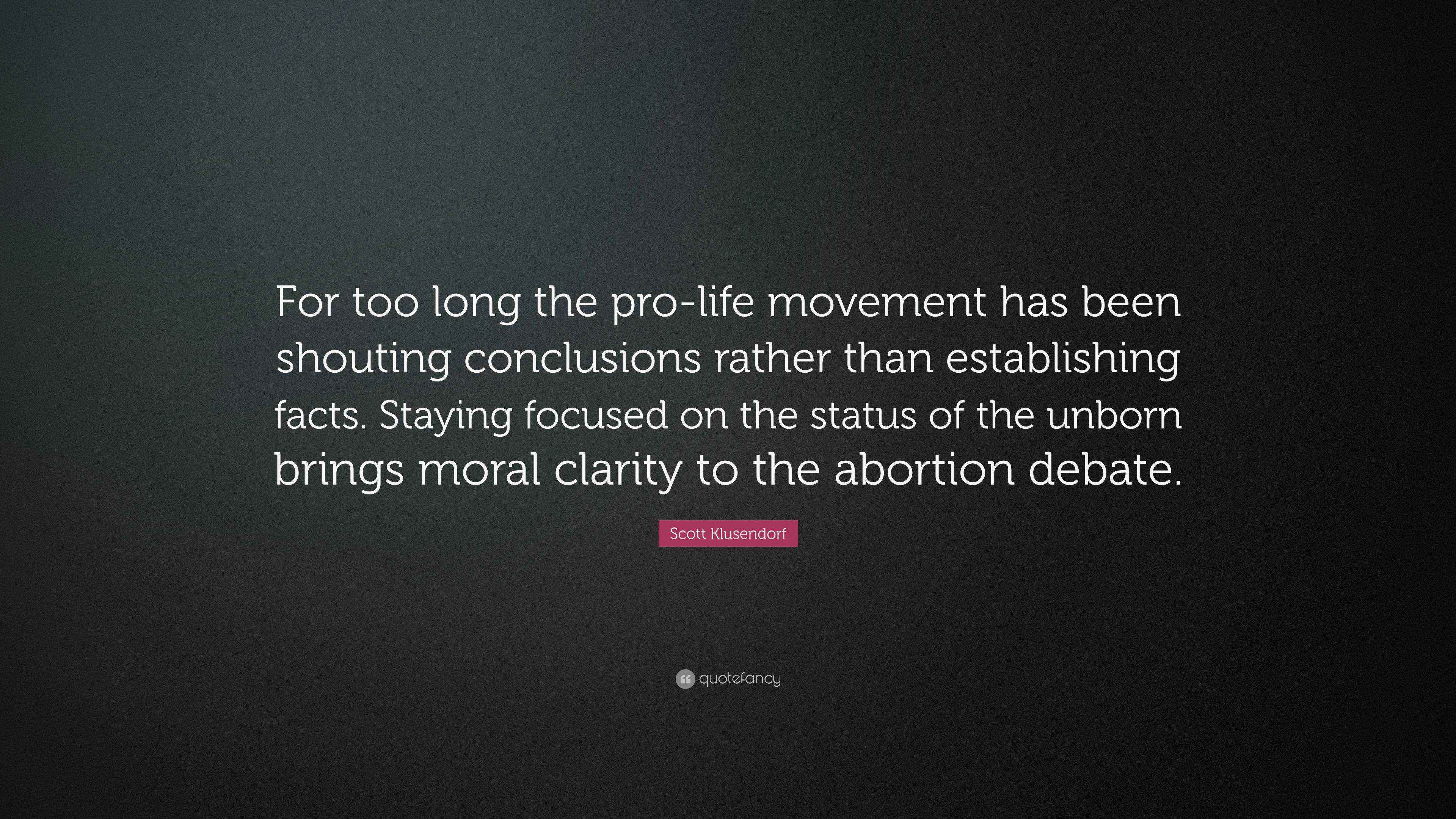 Pro Life Quotes On Abortion