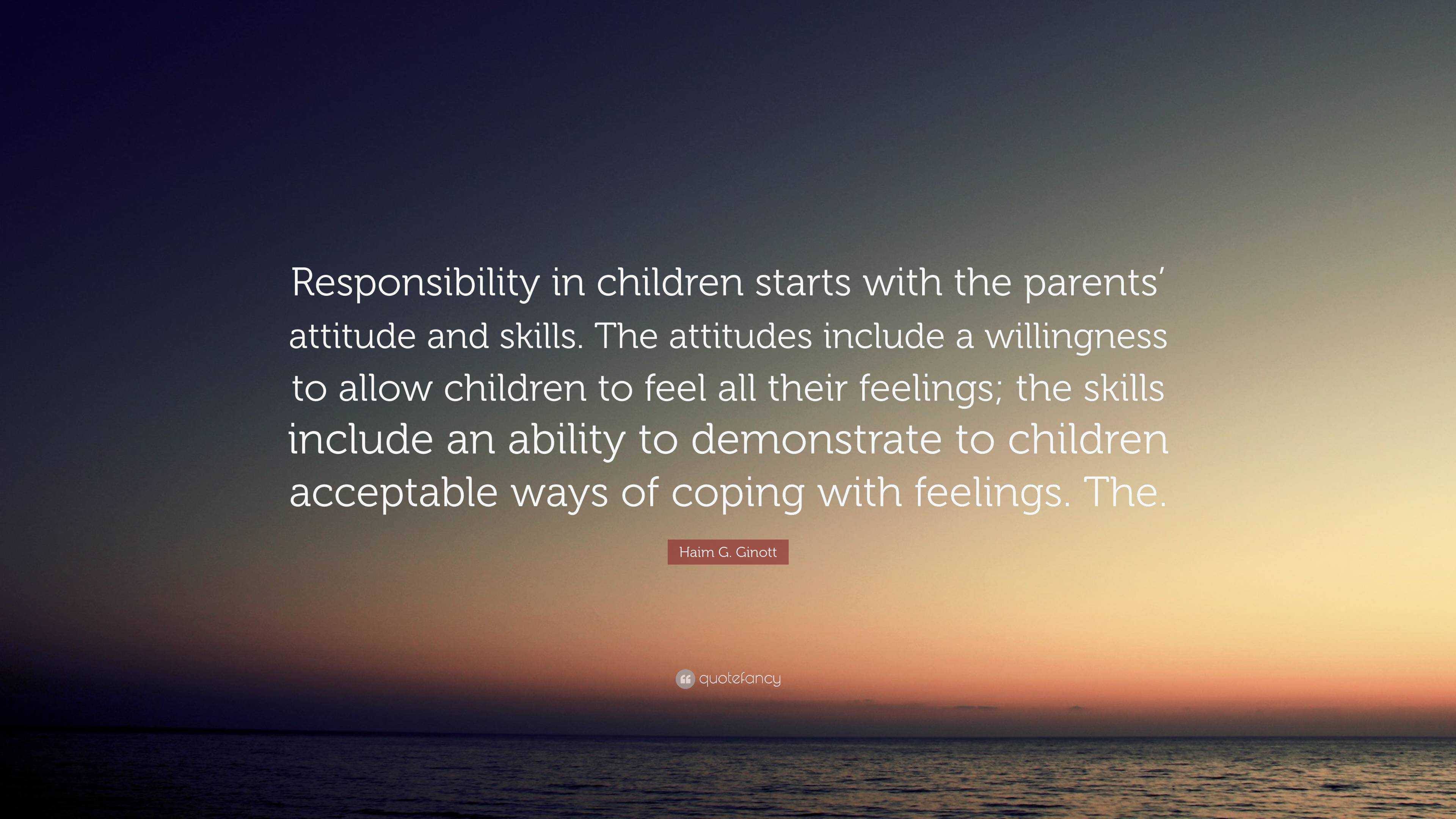 Parent Responsibility Quotes Set Boundaries To Protect Your Children's