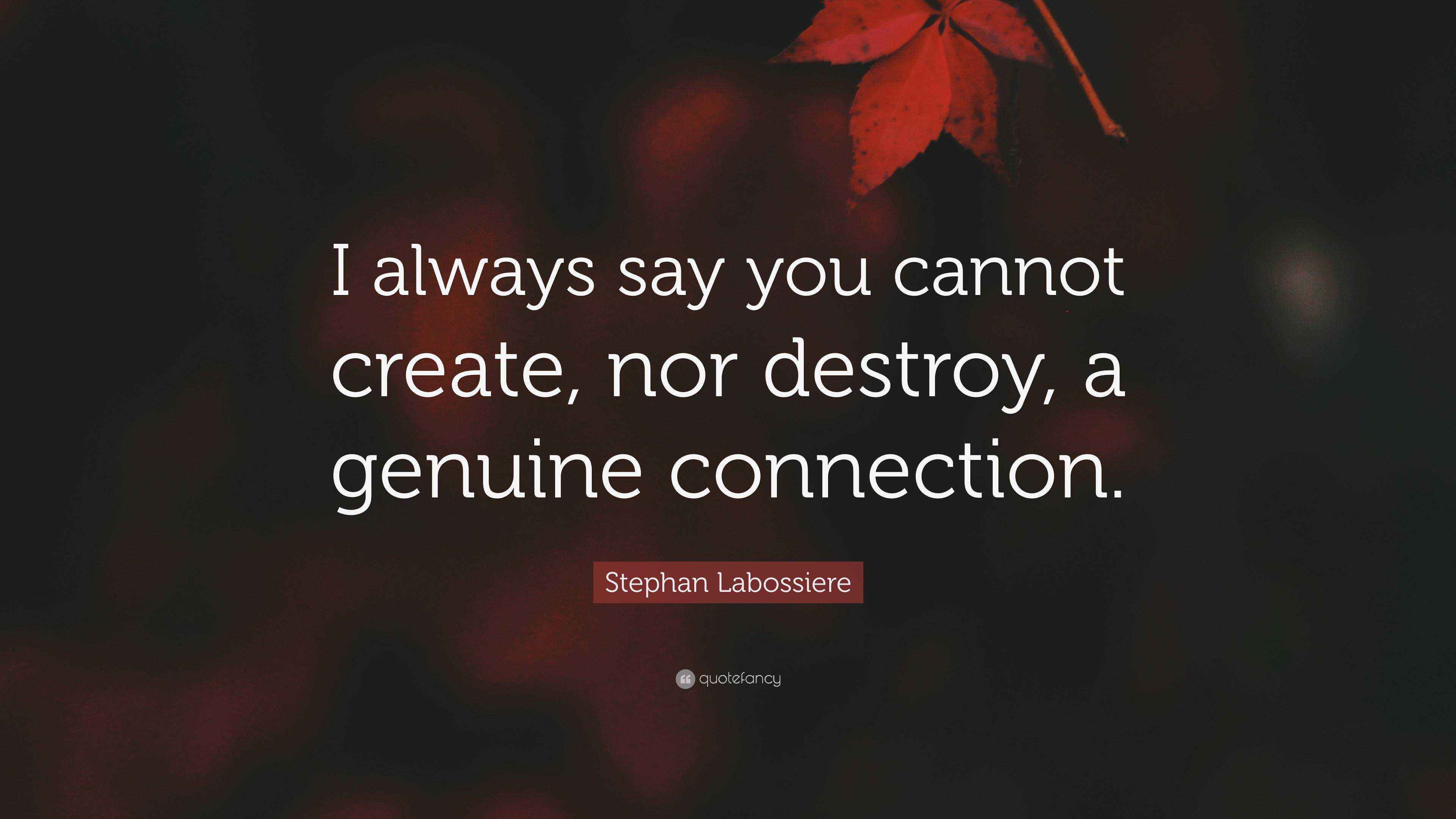 Stephan Labossiere Quote: “I always say you cannot create, nor destroy ...
