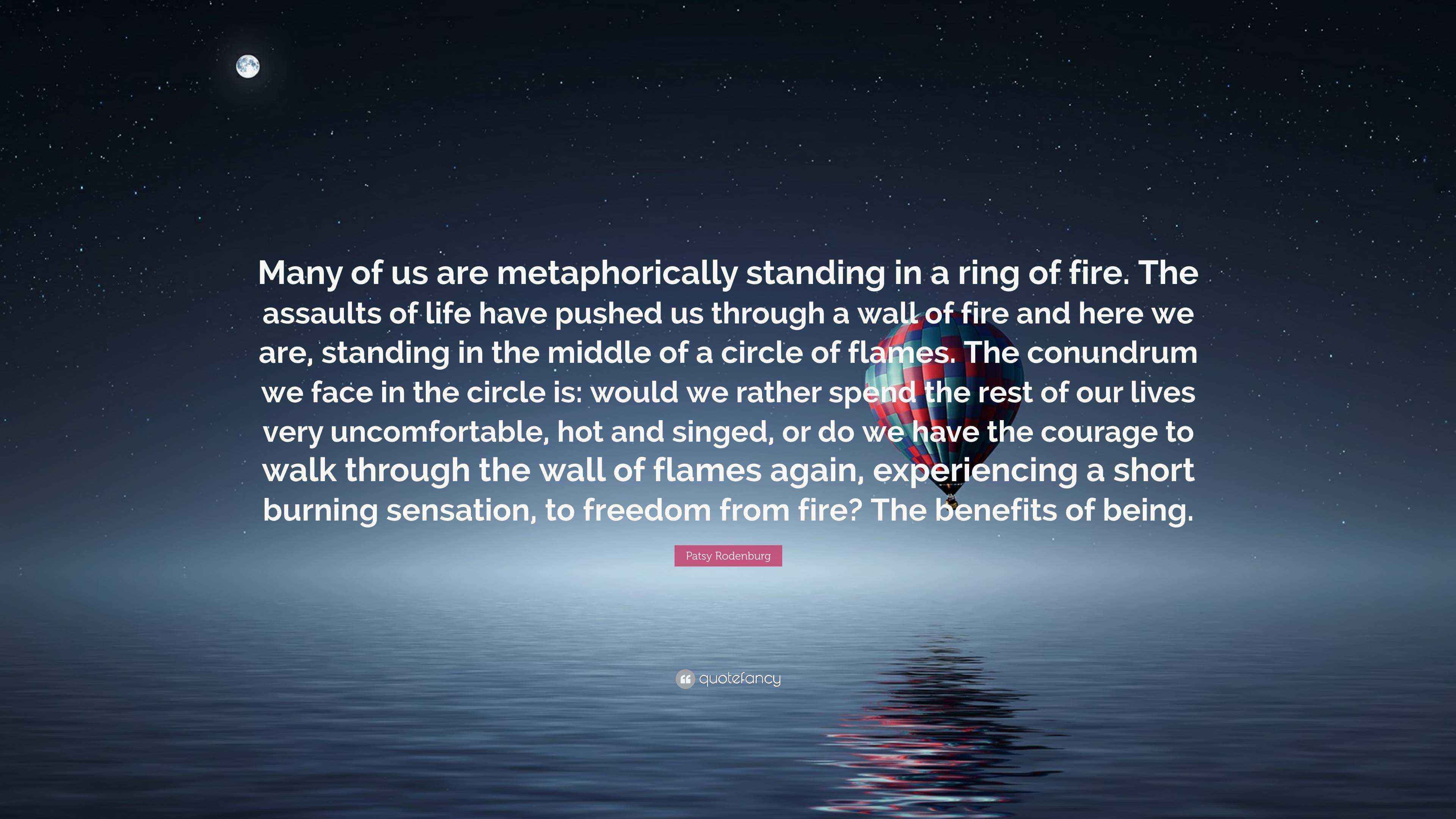 Patsy Rodenburg Quote: “Many of us are metaphorically standing in a ...