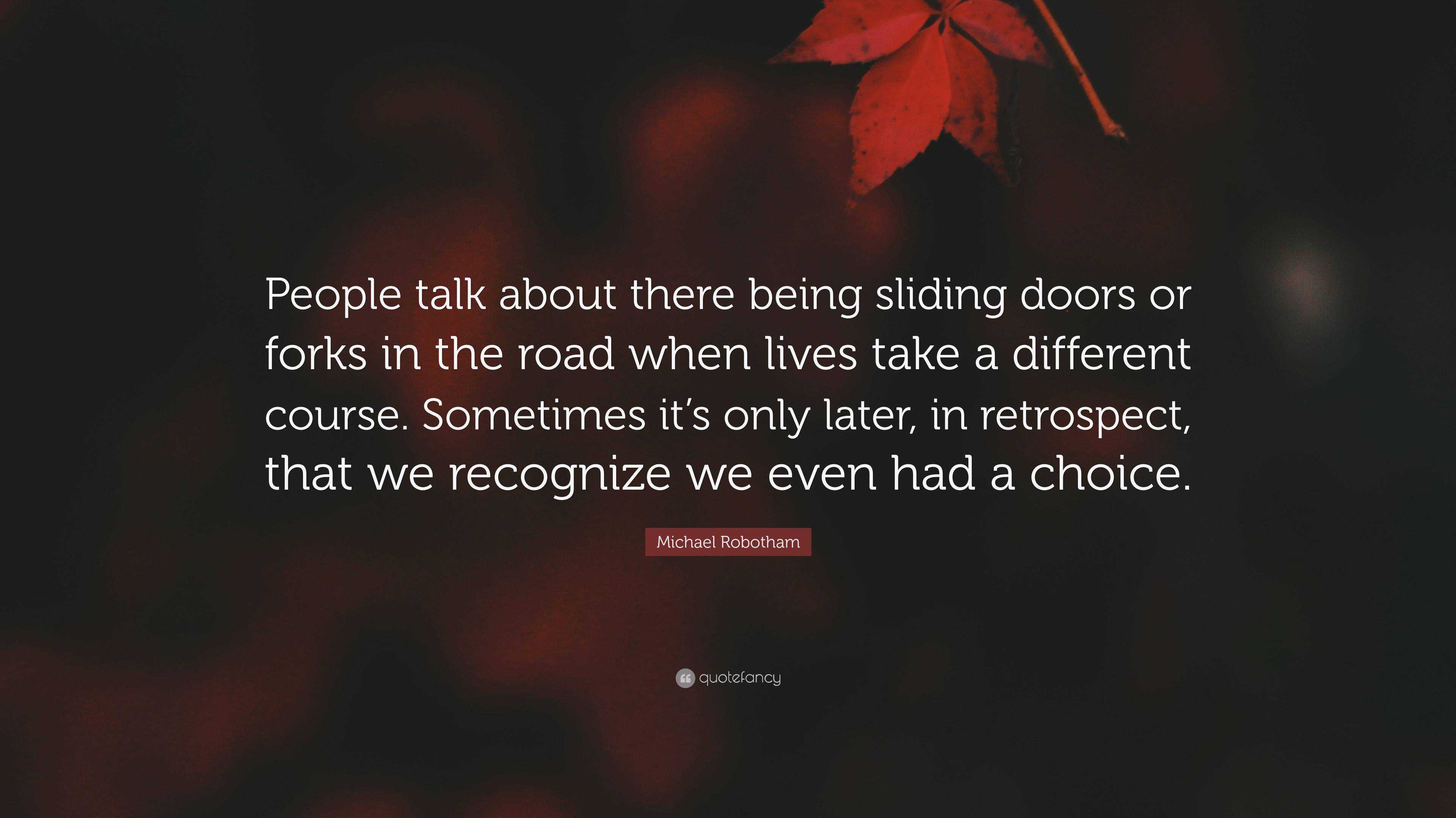 Sliding Doors Quote
