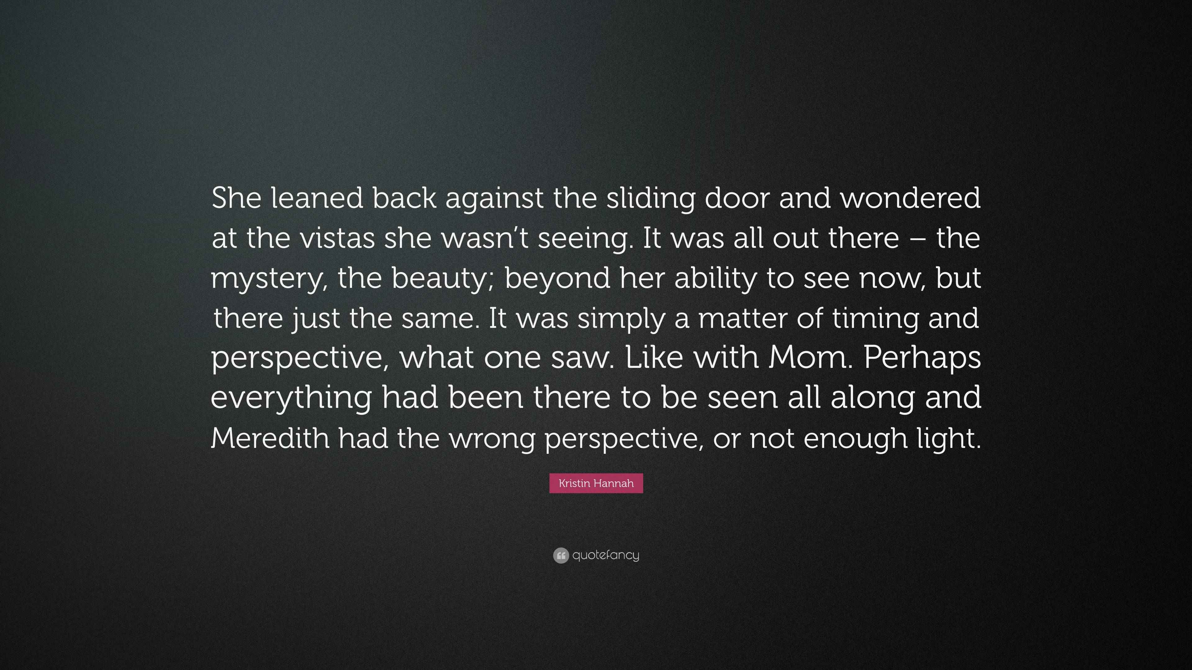 Sliding Doors Quote