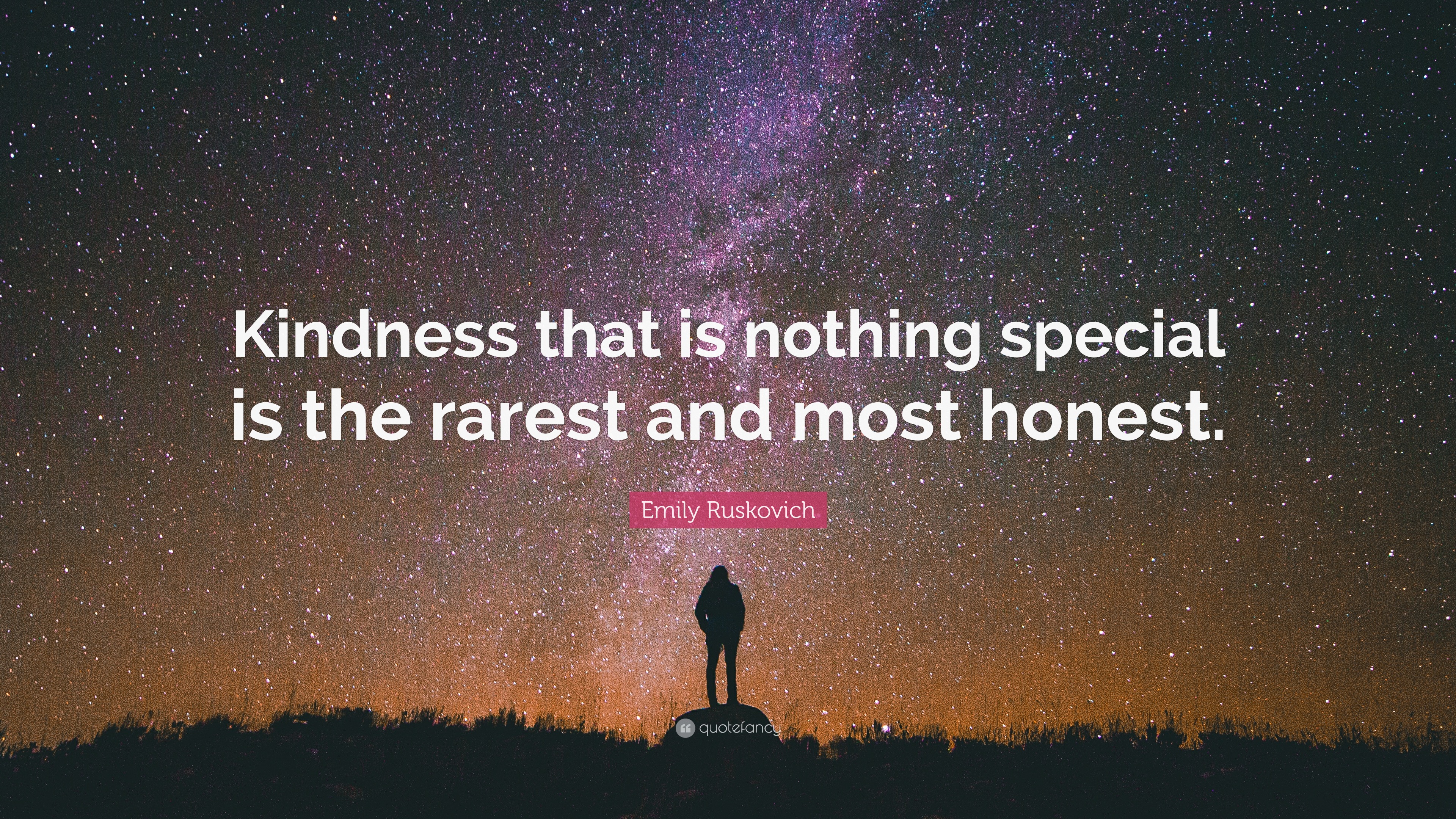 Emily Ruskovich Quote: “Kindness that is nothing special is the rarest ...