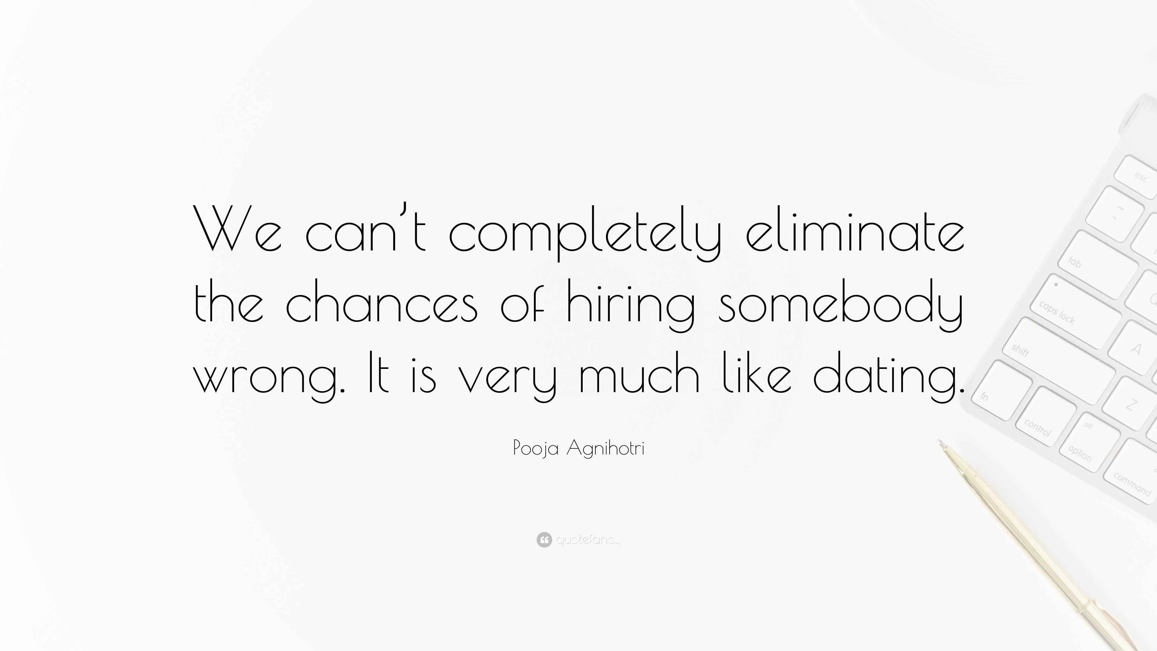 Pooja Agnihotri Quote: “We can’t completely eliminate the chances of ...