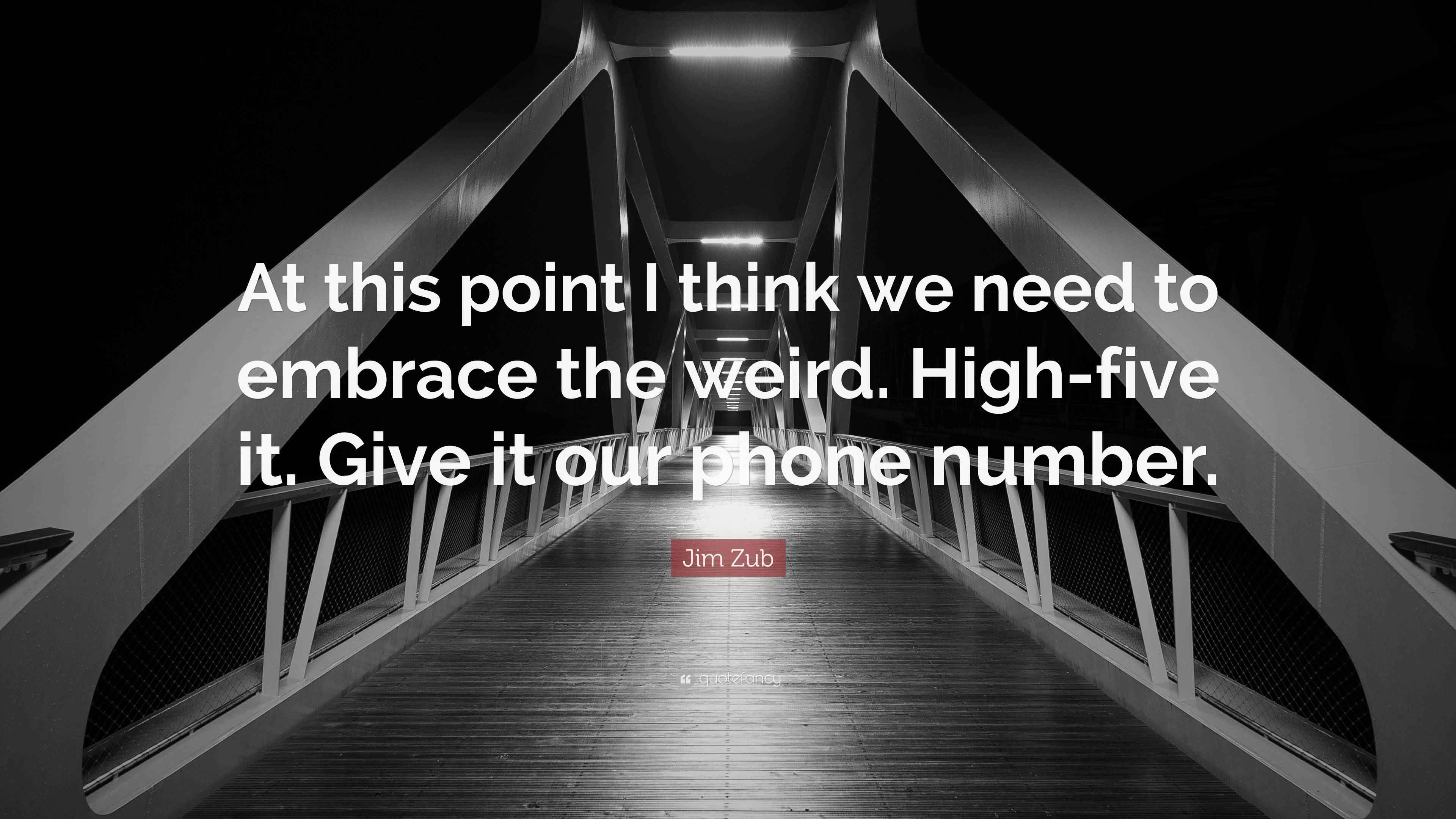 Jim Zub Quote: “At this point I think we need to embrace the weird ...