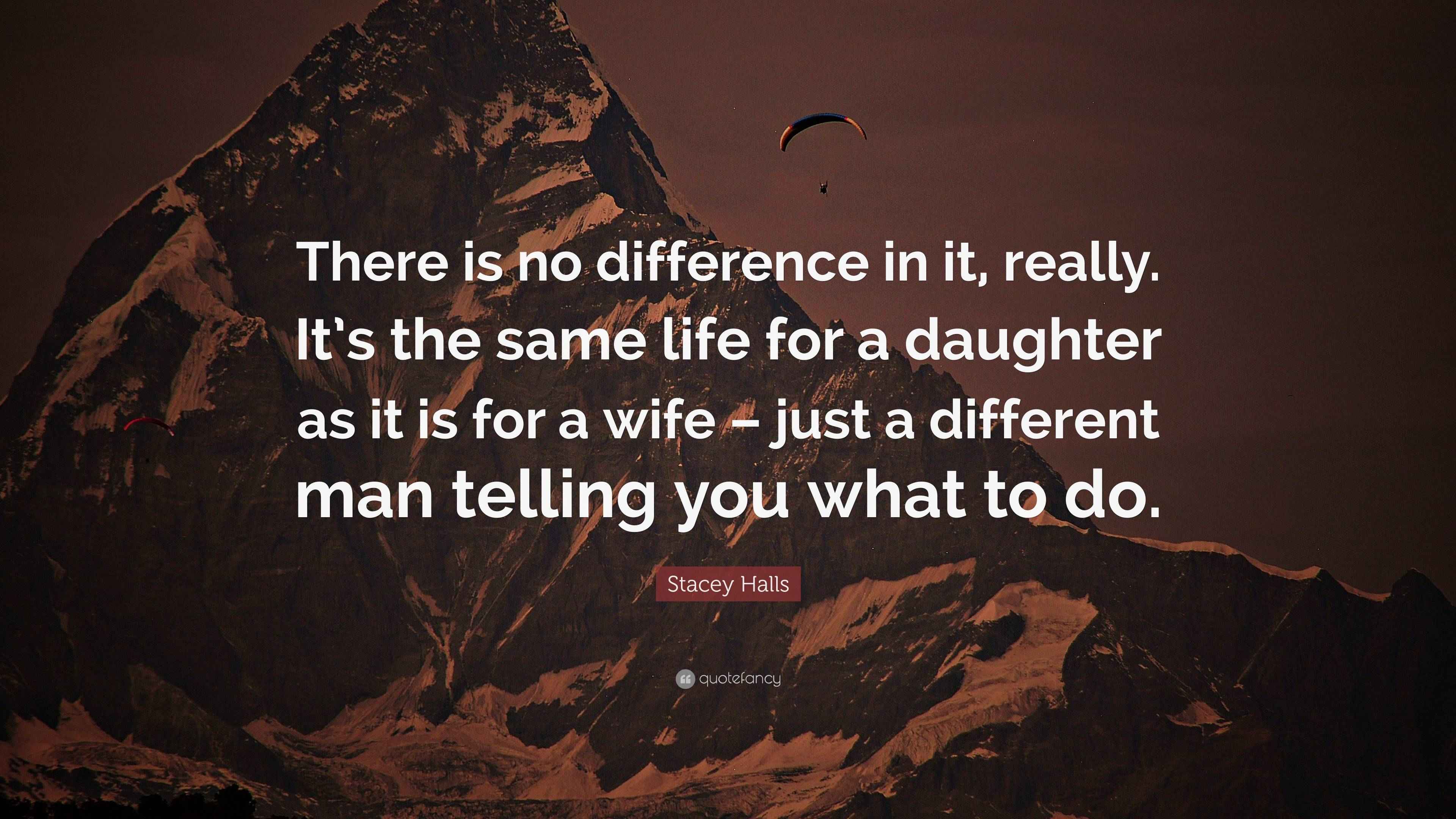 Stacey Halls Quote: “There is no difference in it, really. It’s the ...