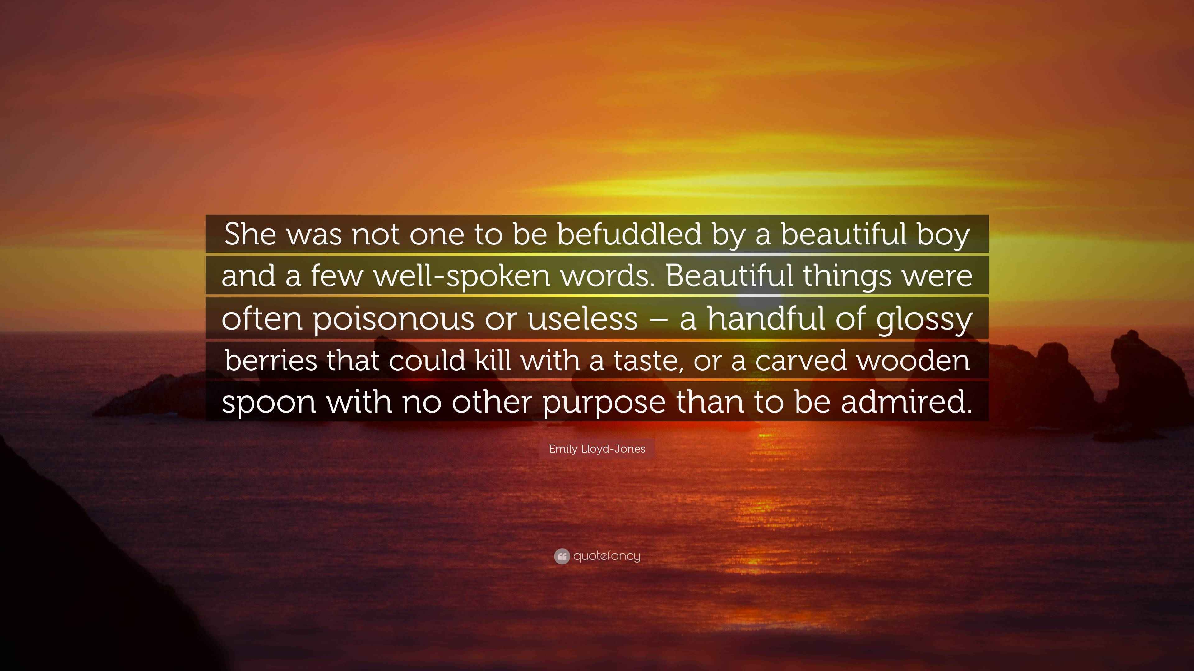 Emily Lloyd-Jones Quote: “She was not one to be befuddled by a ...