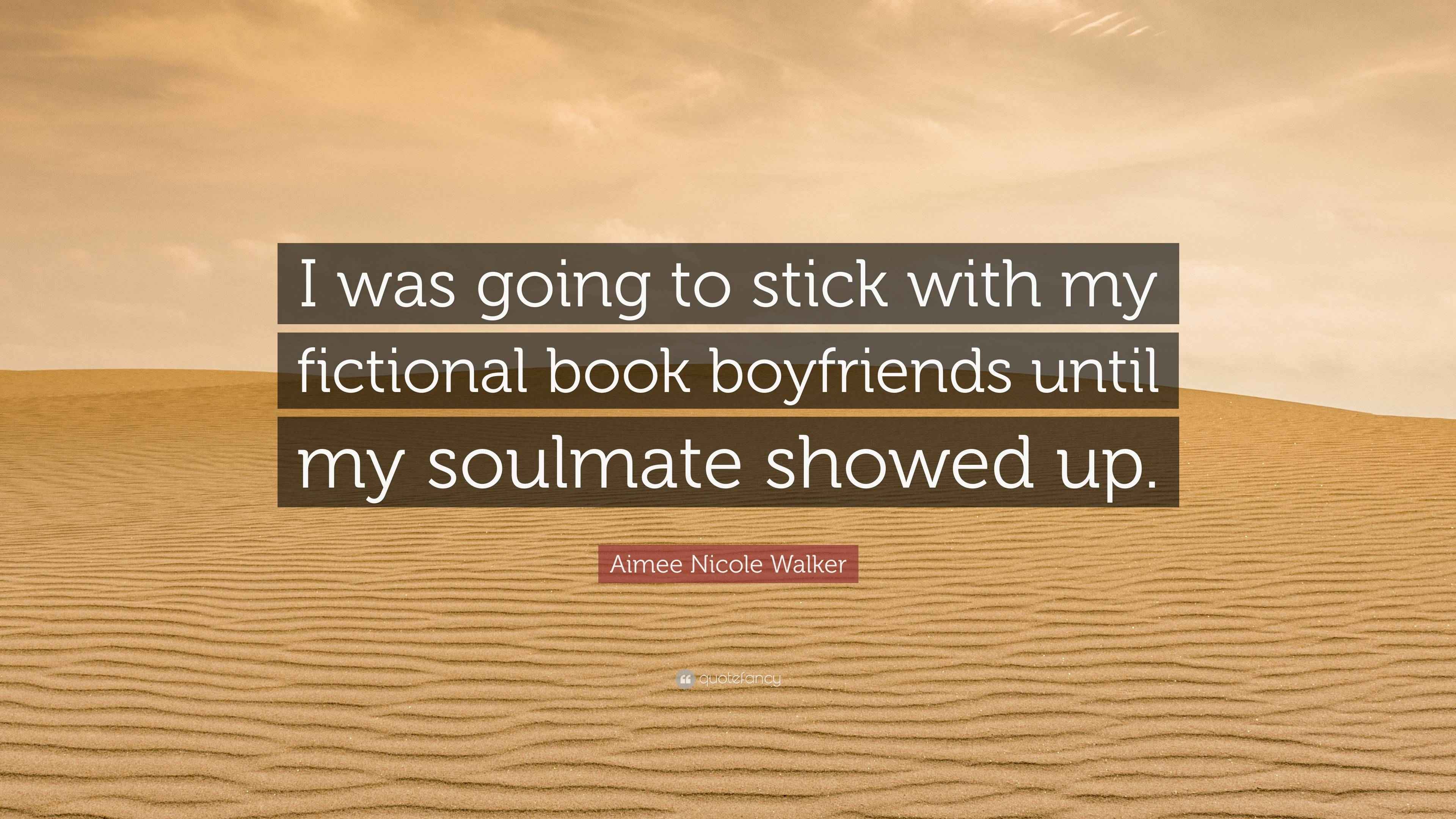 Aimee Nicole Walker Quote: “I was going to stick with my fictional book ...