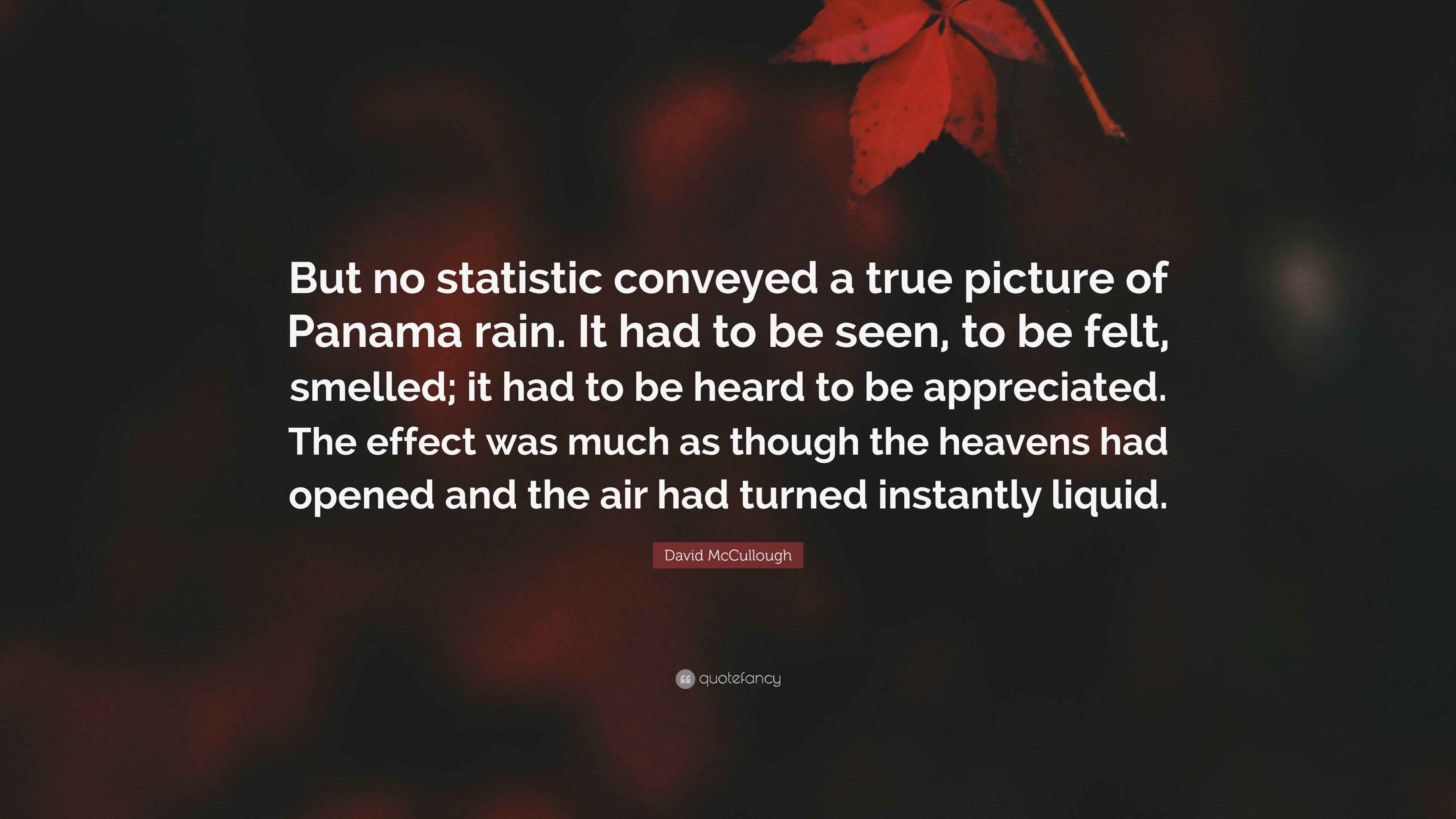 David McCullough Quote: “But no statistic conveyed a true picture of ...