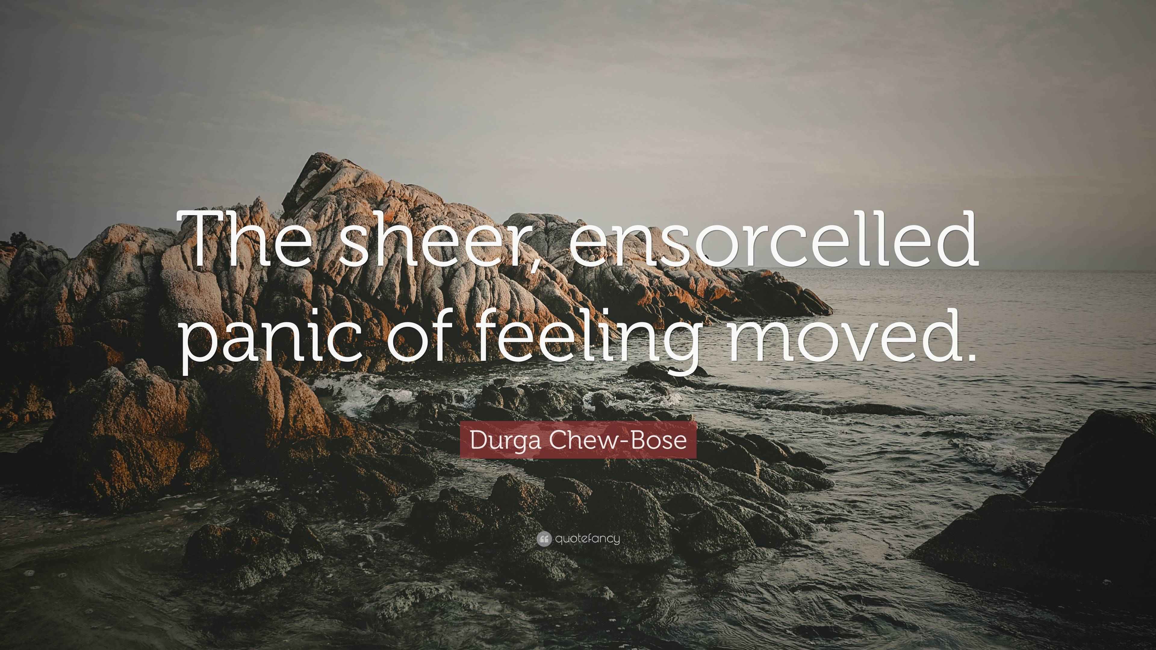 Durga Chew-Bose Quote: “The sheer, ensorcelled panic of feeling moved.”