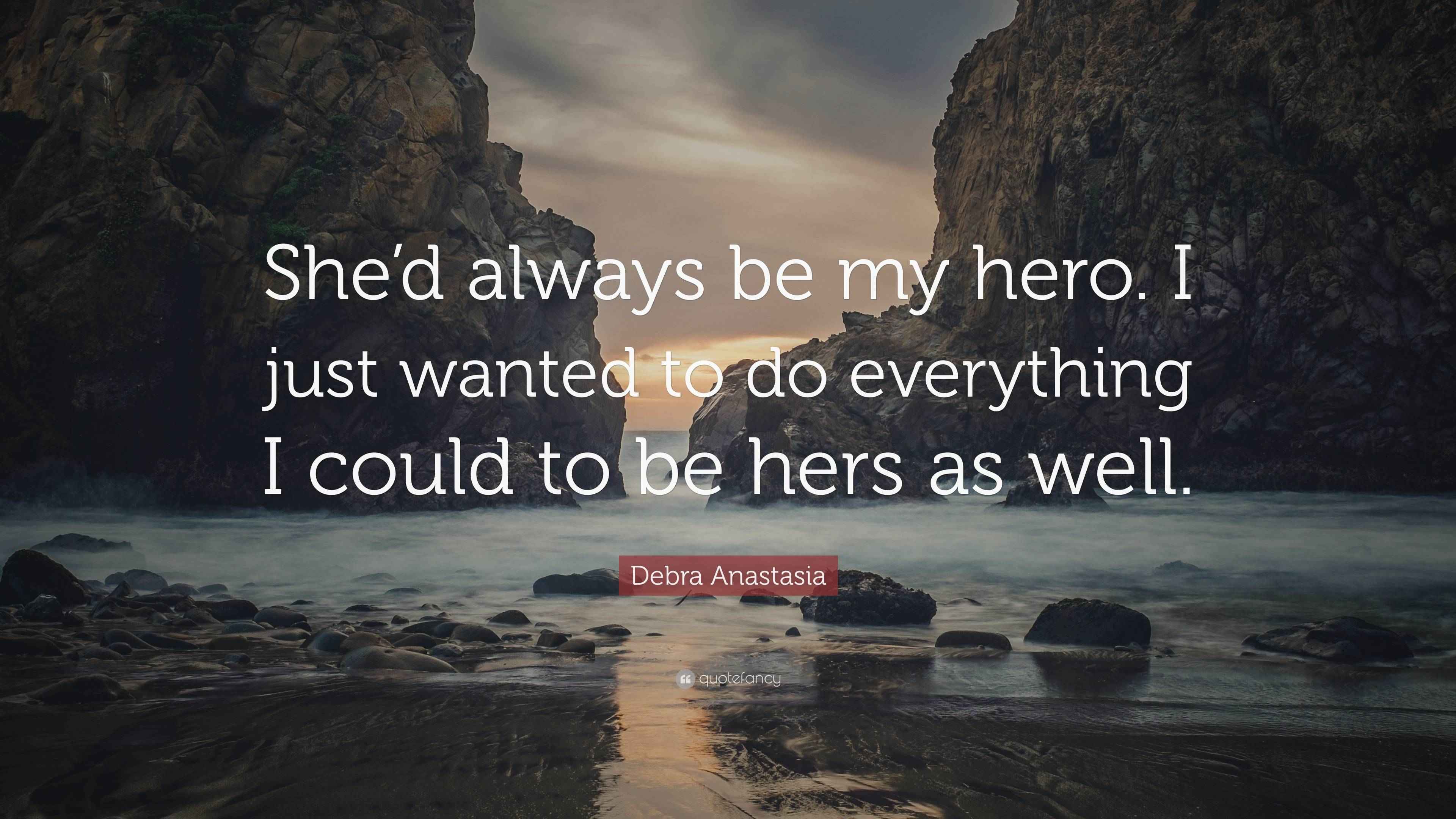 My Hero Quote You Are My Hero Engraved Stone Gift Home Decor