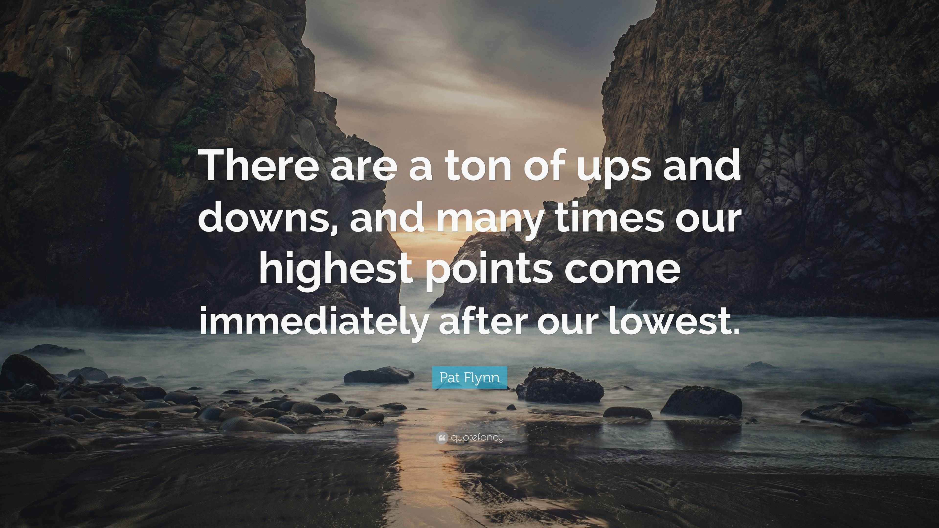 Pat Flynn Quote: “There are a ton of ups and downs, and many times our ...