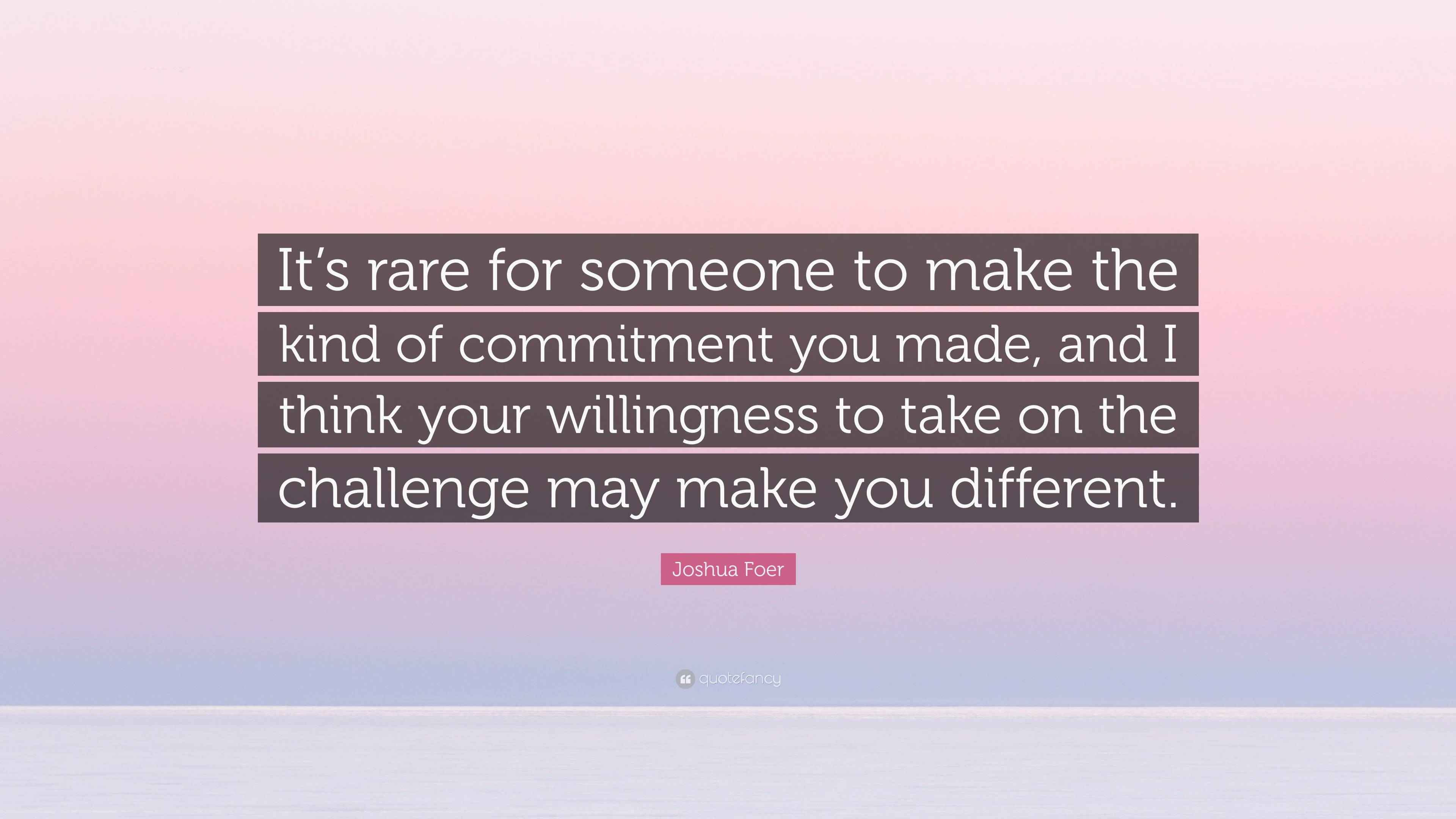 Joshua Foer Quote: “It’s rare for someone to make the kind of ...
