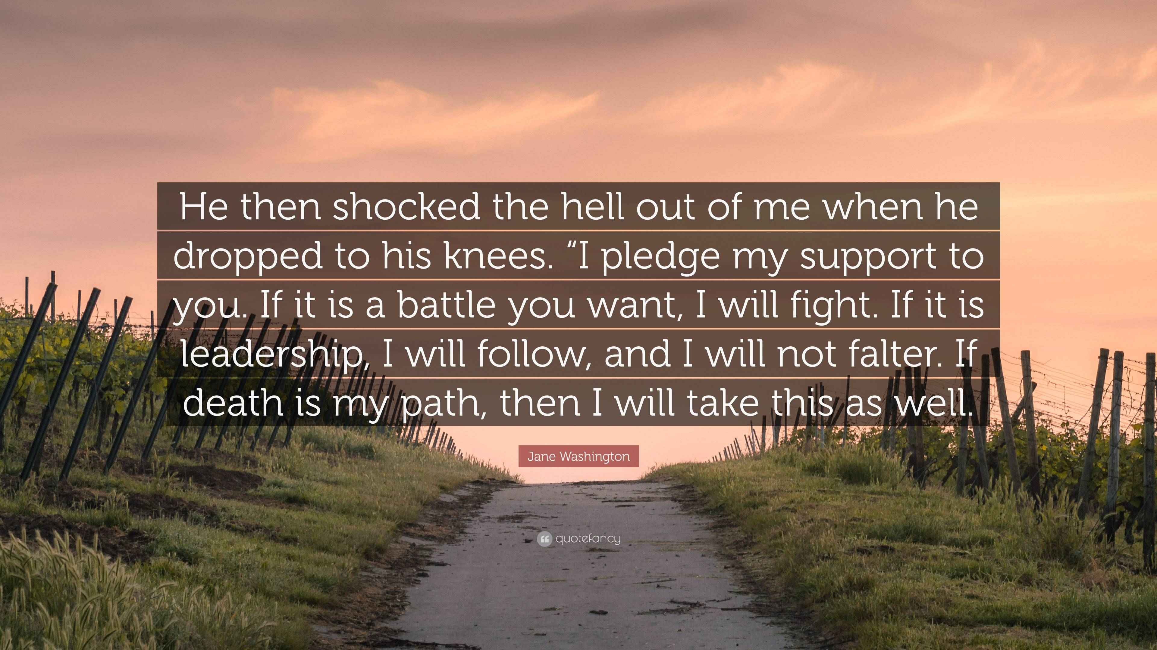 Jane Washington Quote: “He then shocked the hell out of me when he ...