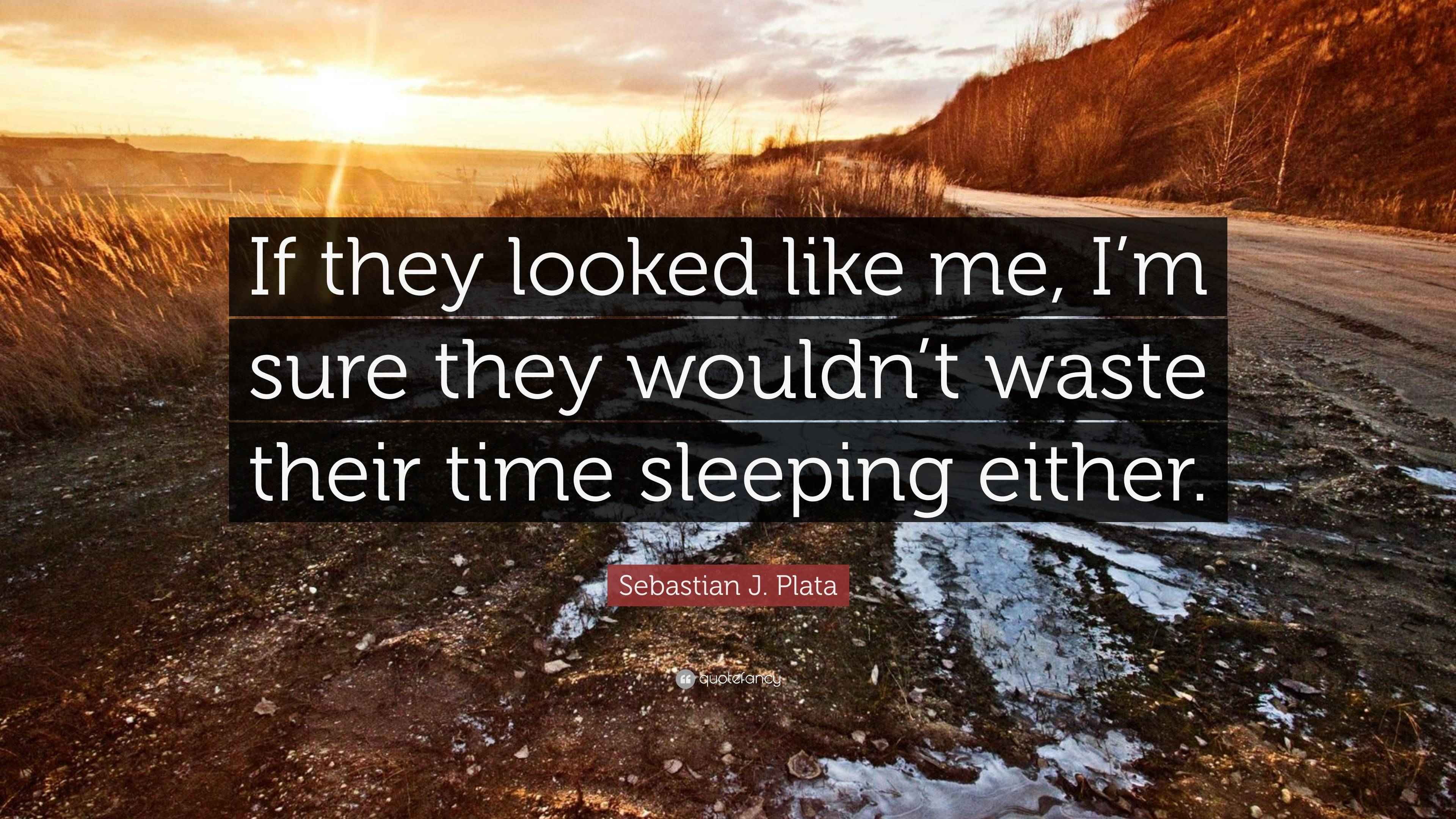 Sebastian J. Plata Quote: “If they looked like me, I’m sure they wouldn ...