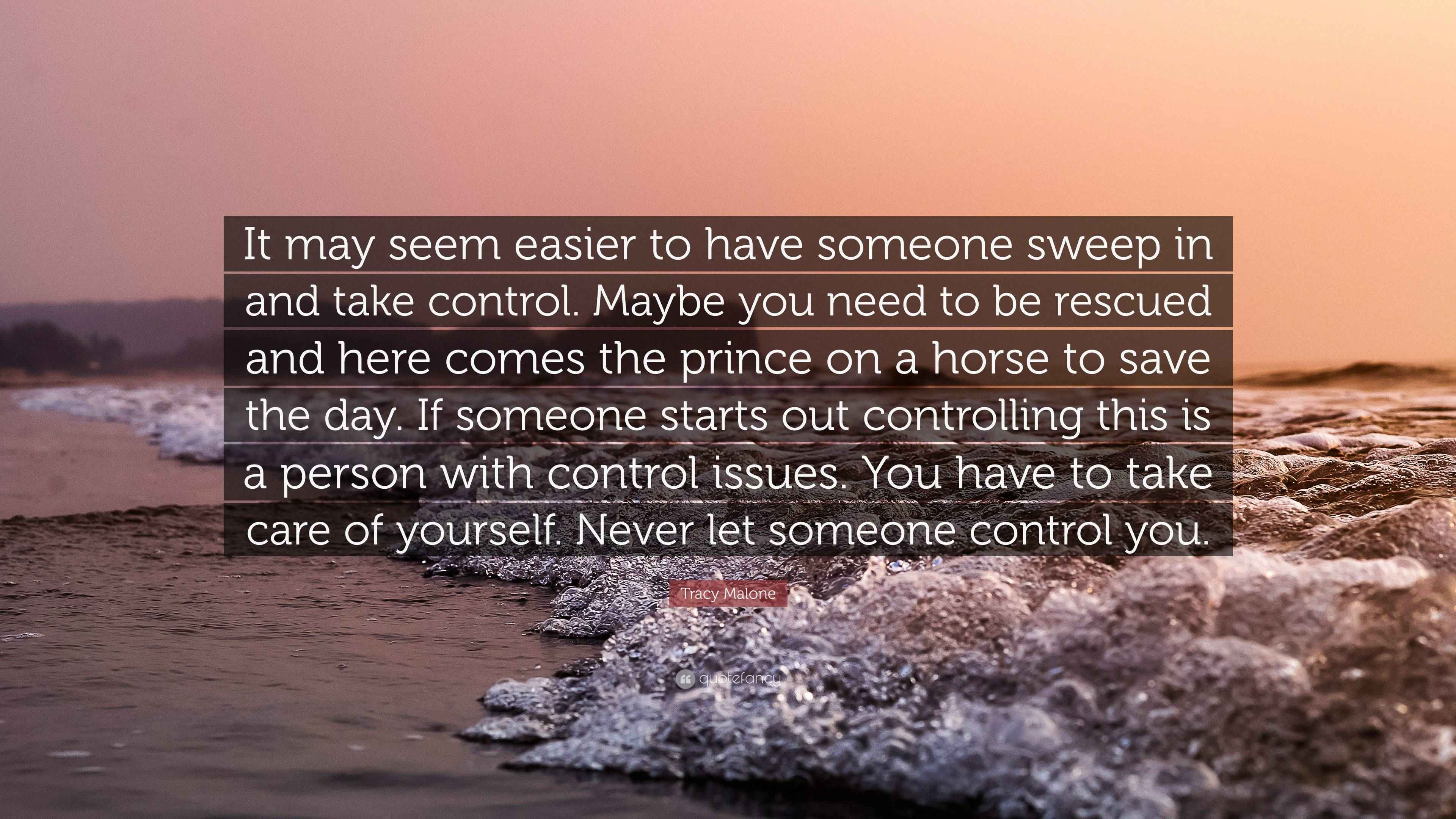 Tracy Malone Quote: “It may seem easier to have someone sweep in and ...