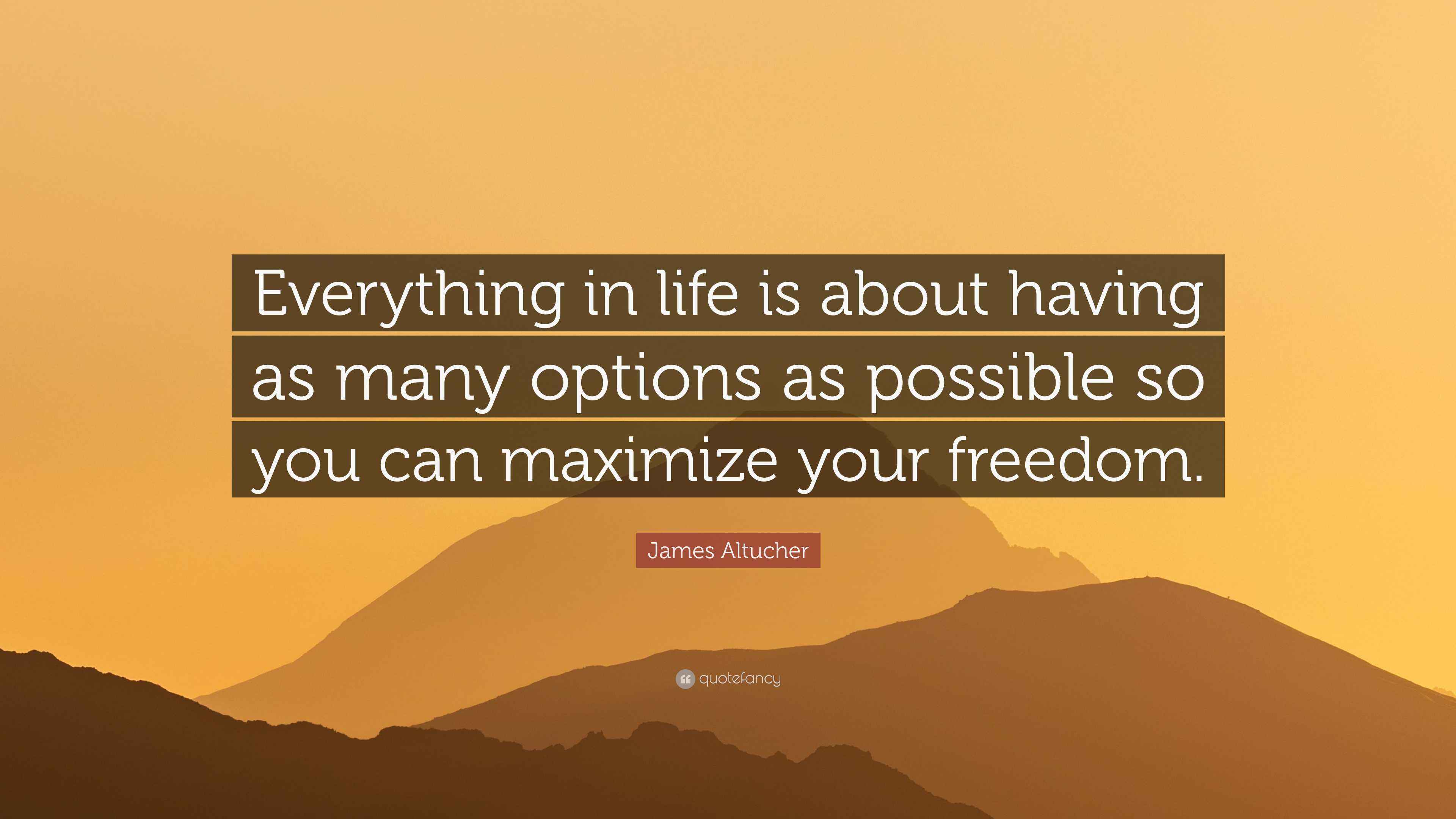 James Altucher Quote: “Everything in life is about having as many ...