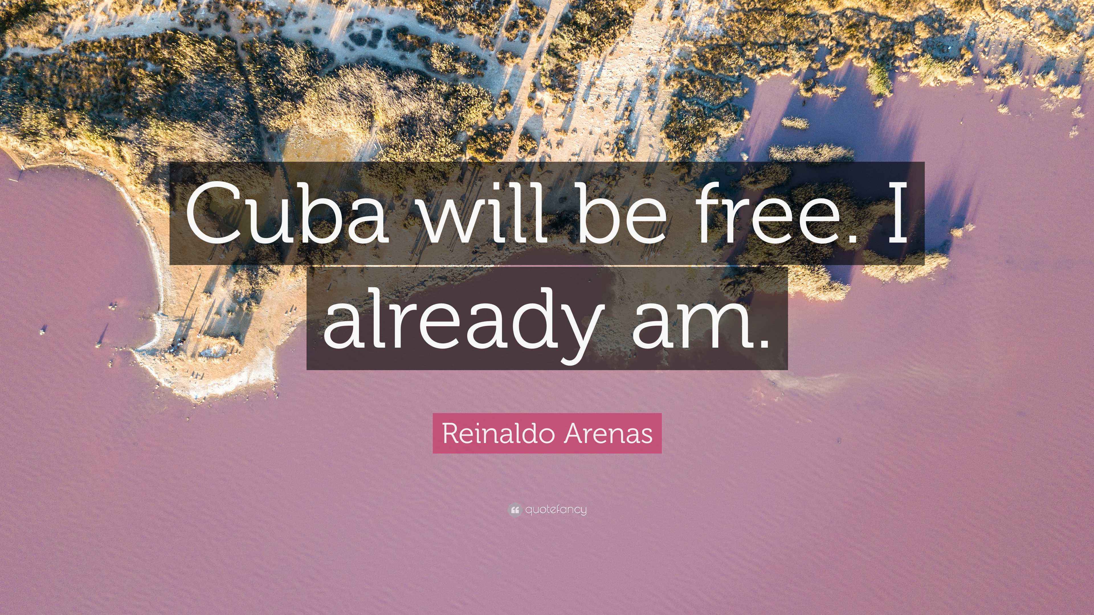 Reinaldo Arenas Quote: “Cuba will be free. I already am.”