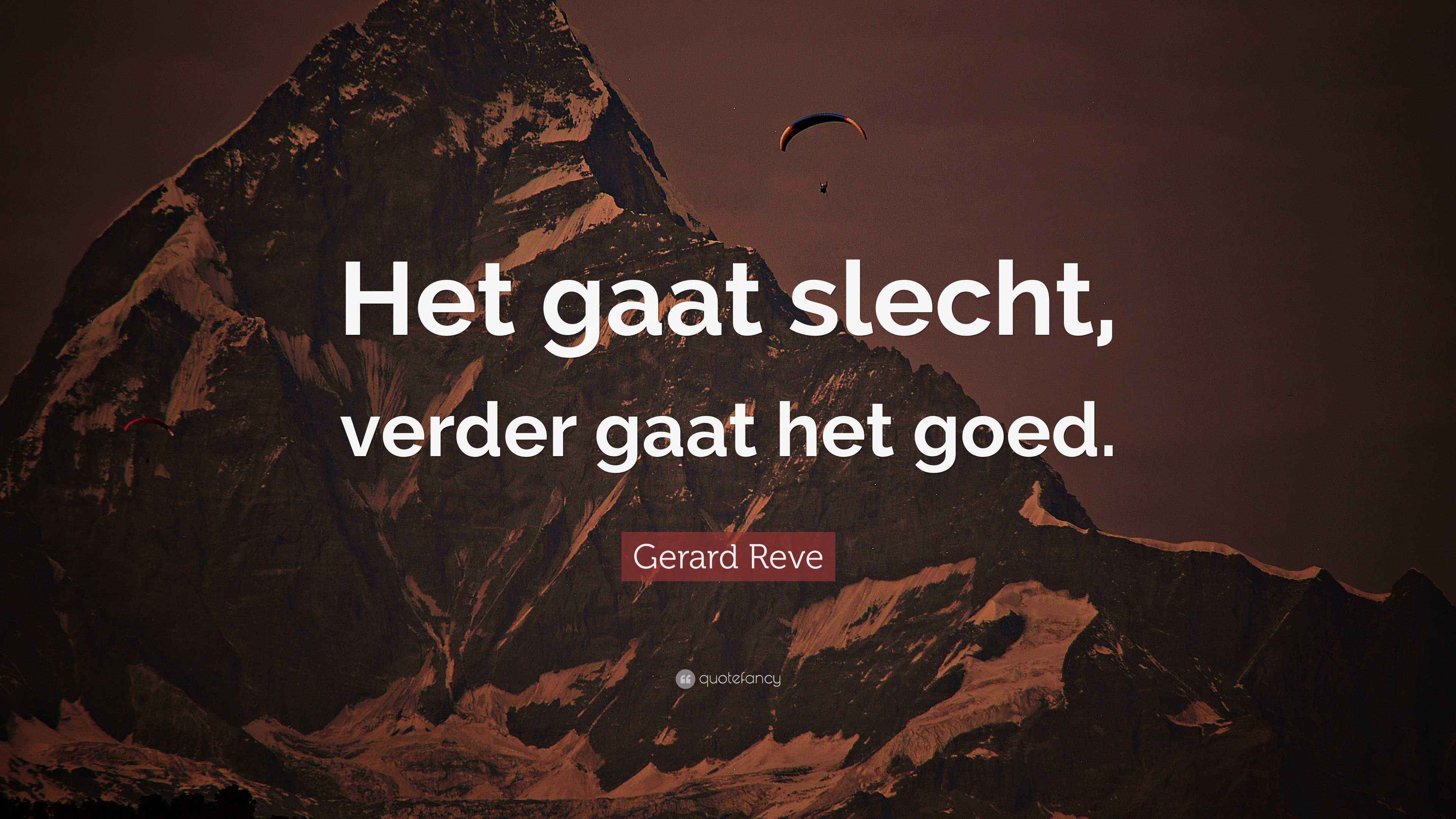 Gerard Reve Quote: “Het gaat slecht, verder gaat het goed.”
