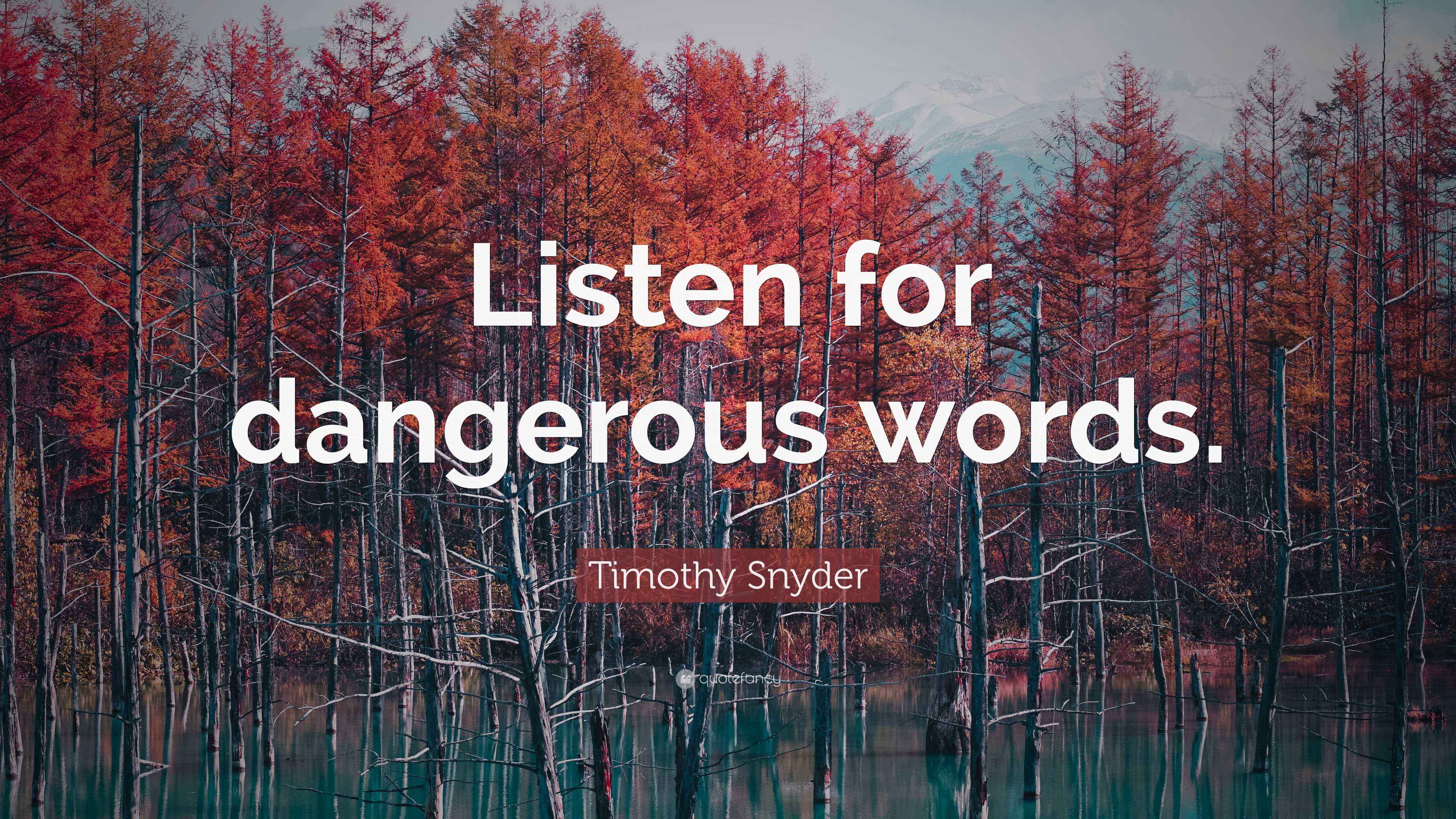 Dangerous Words Quotes