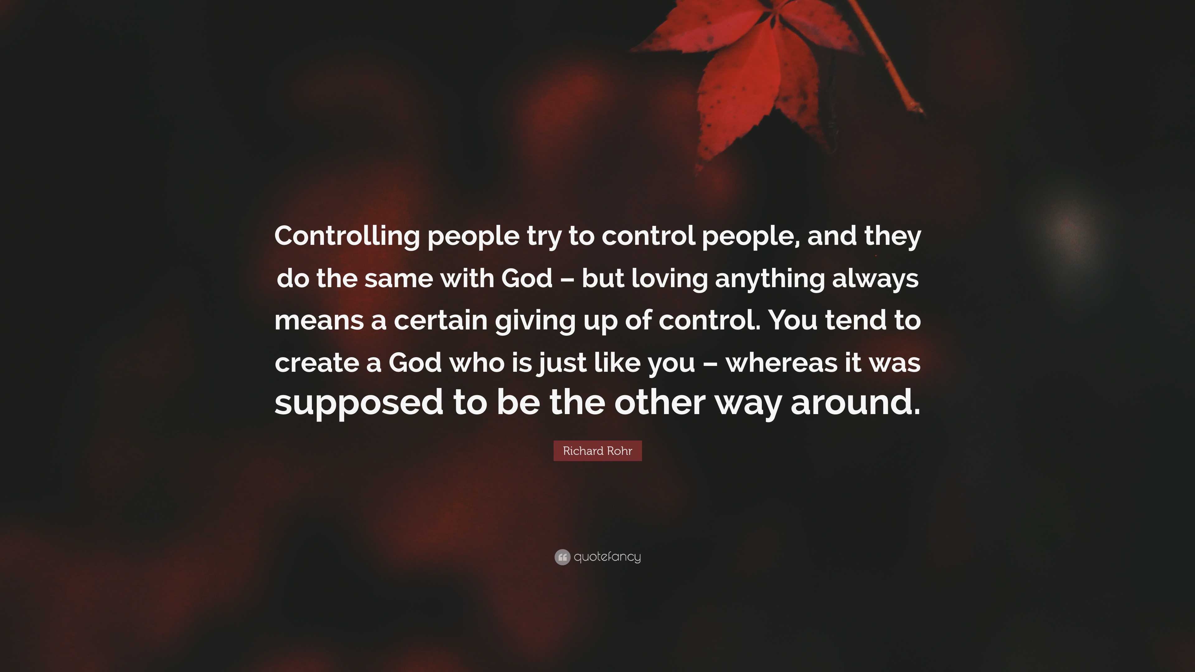 Controlling People Quote