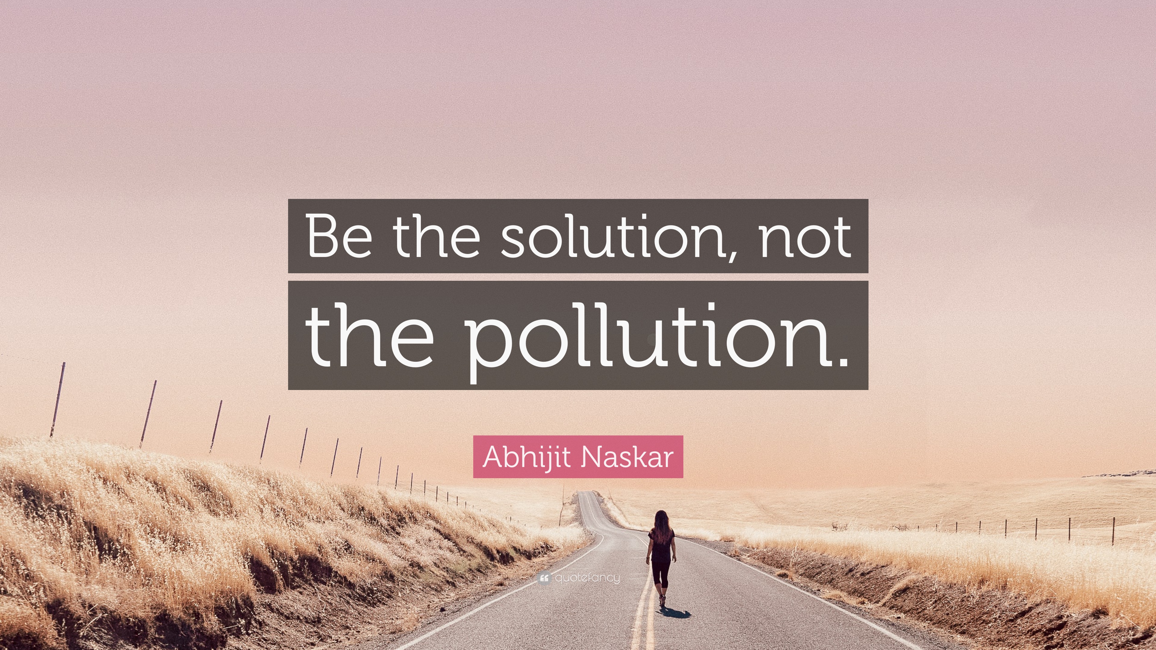 Abhijit Naskar Quote: “Be the solution, not the pollution.”