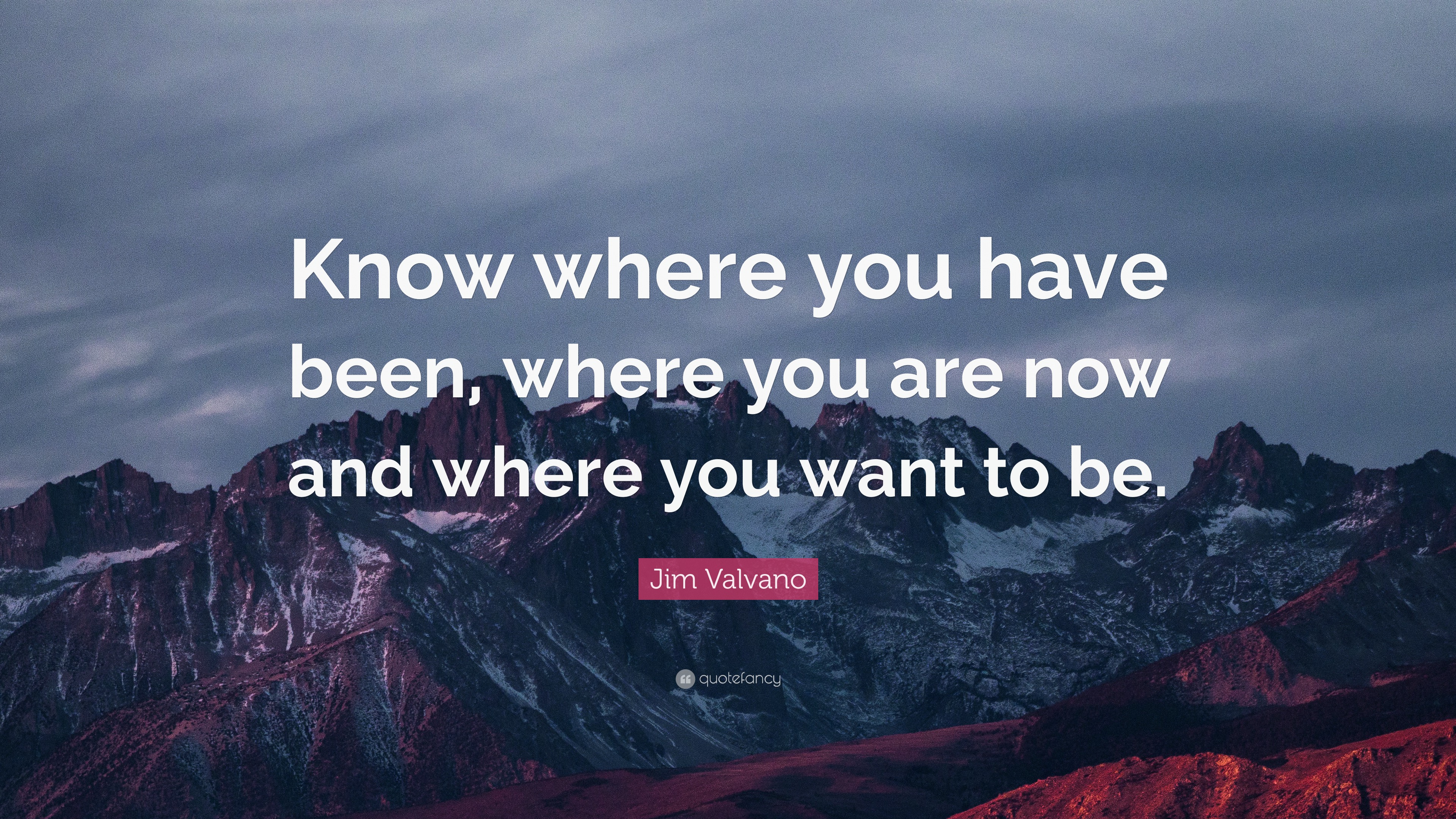 Jim Valvano Quote: “Know where you have been, where you are now and ...
