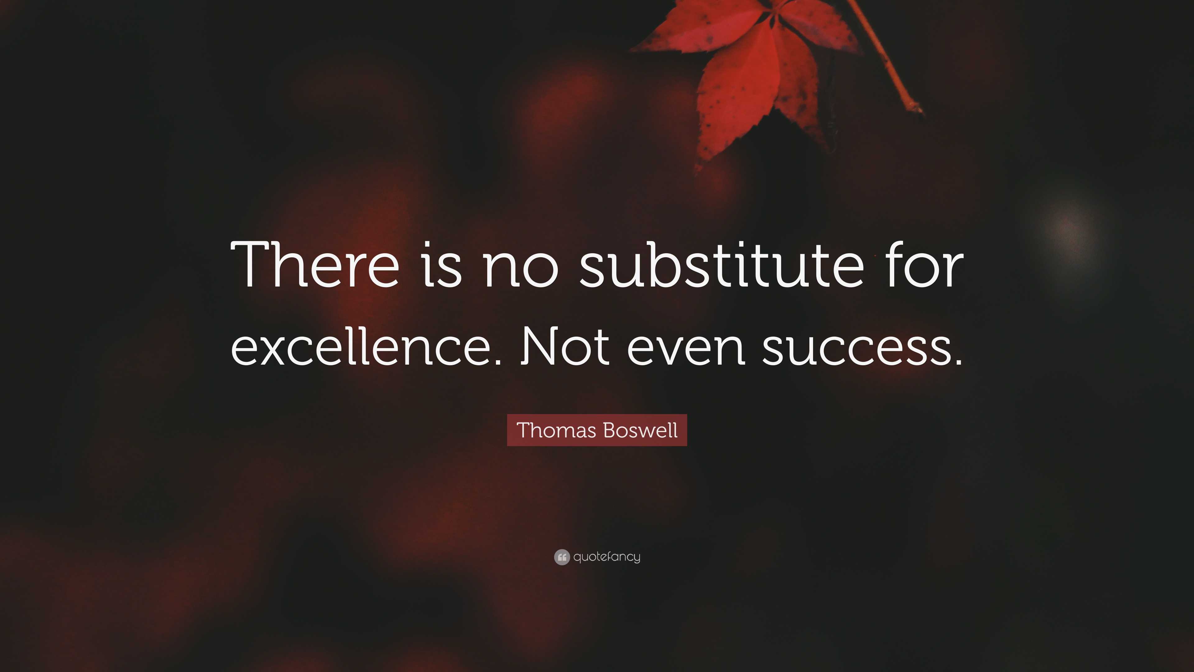 Success Vs Excellence Quotes