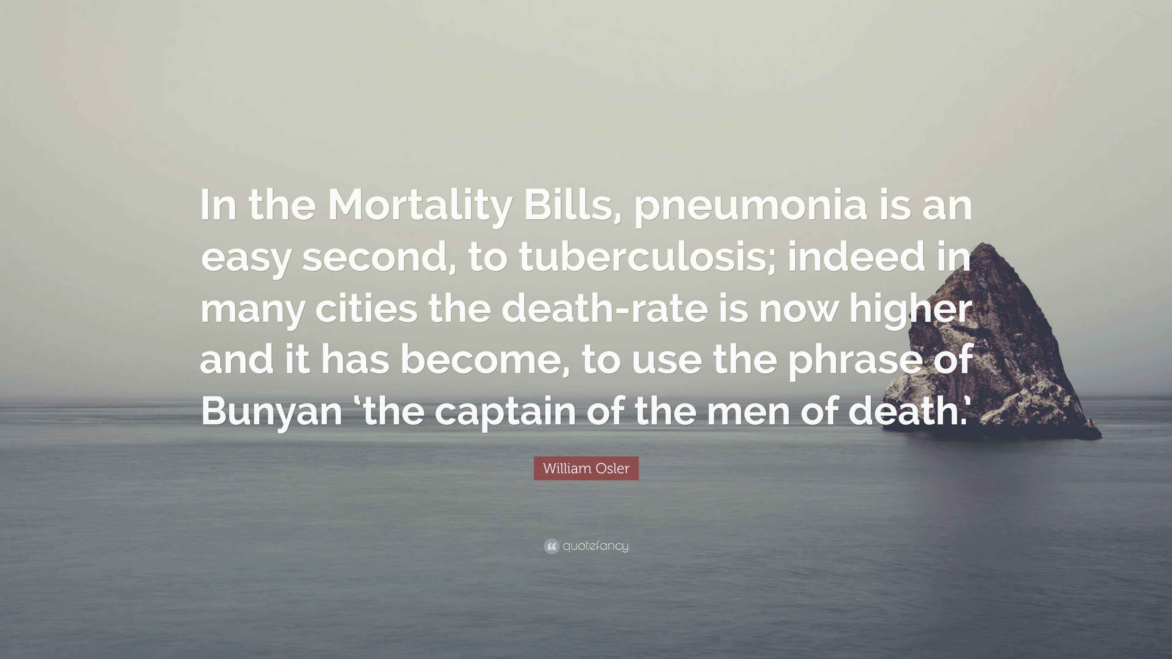Osler Tuberculosis Quotes
