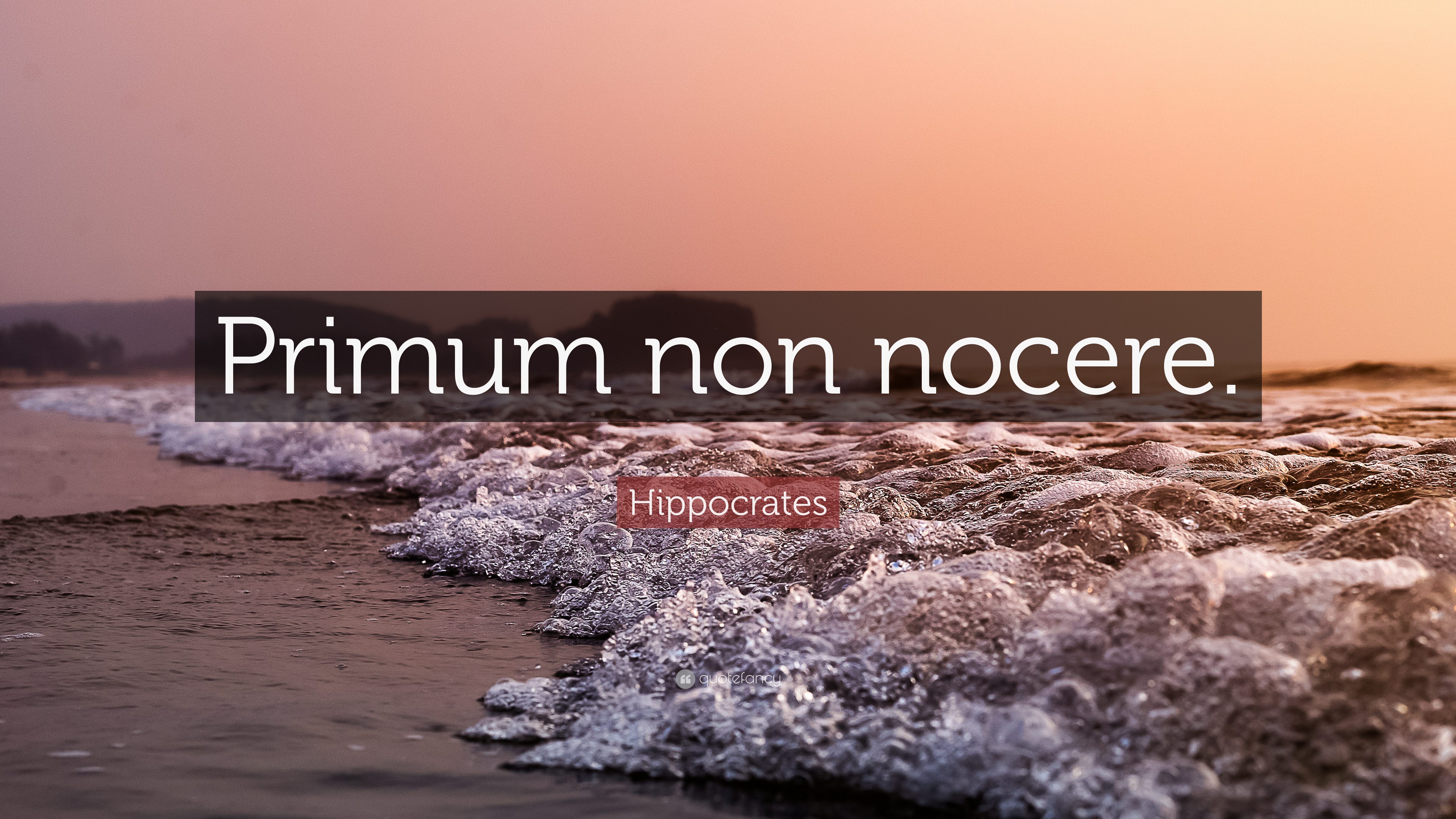 Hippocrates Quote: “Primum non nocere.”