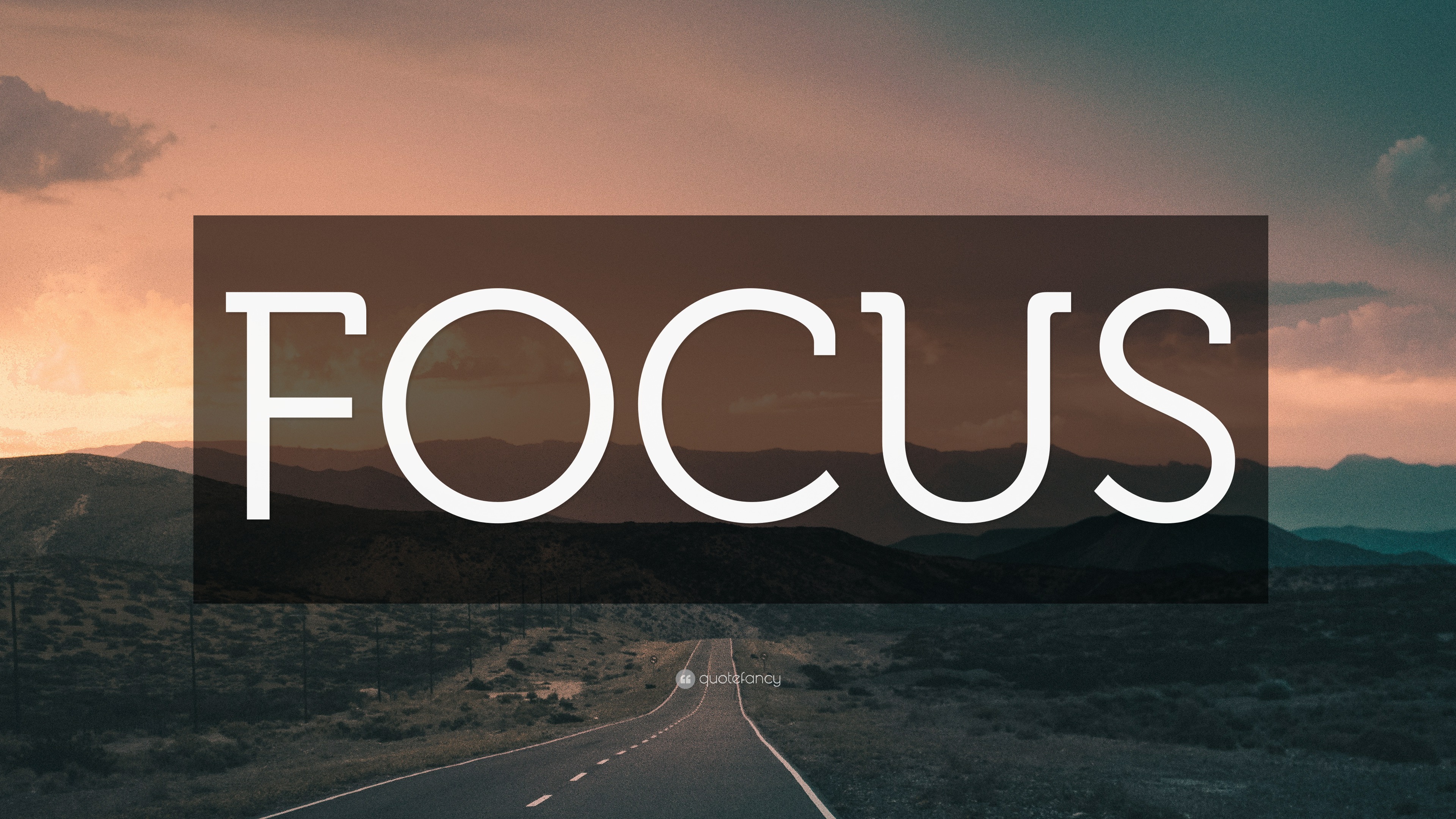 “FOCUS” Wallpaper by QuoteFancy