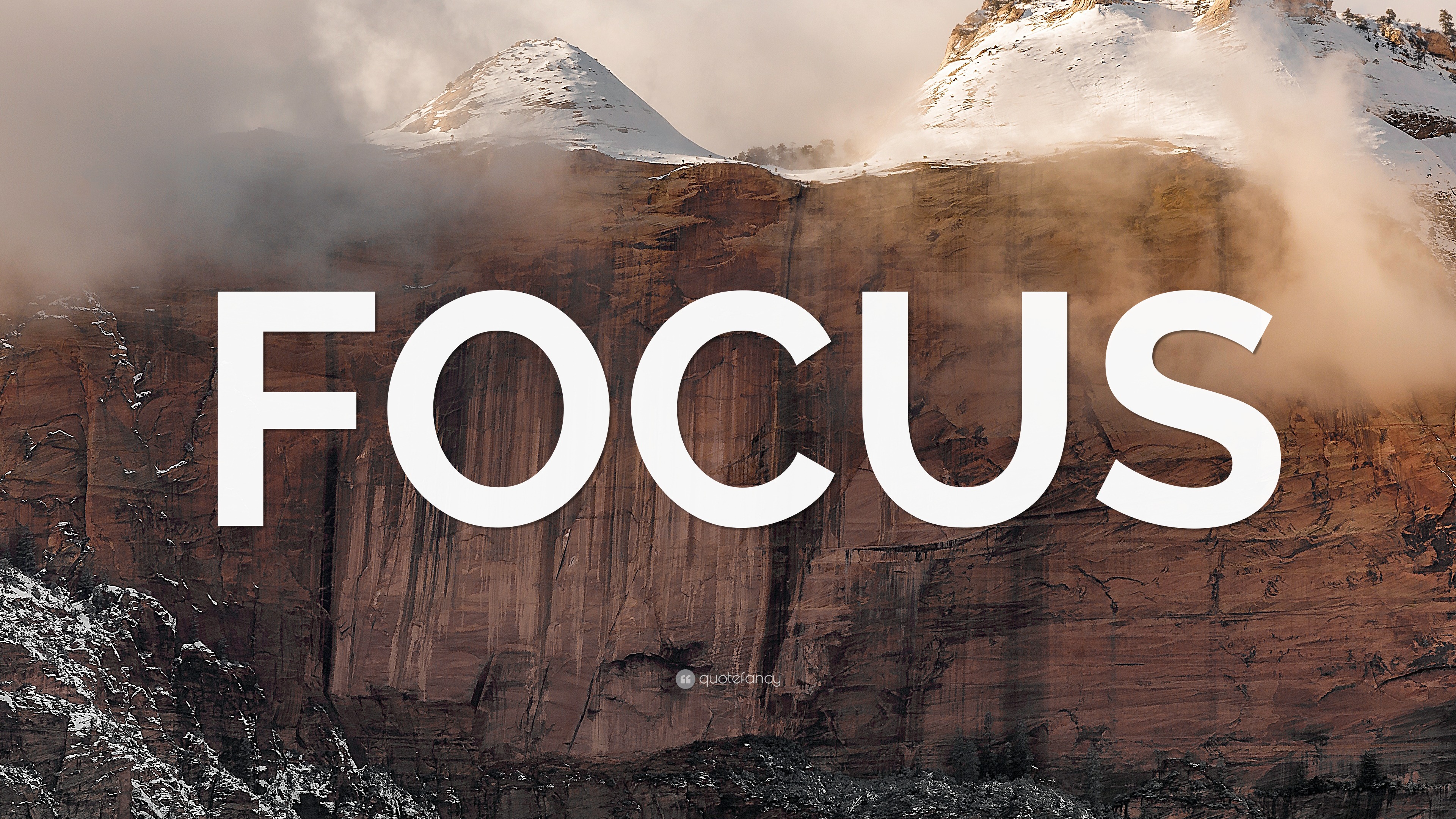 “FOCUS” Wallpaper by QuoteFancy