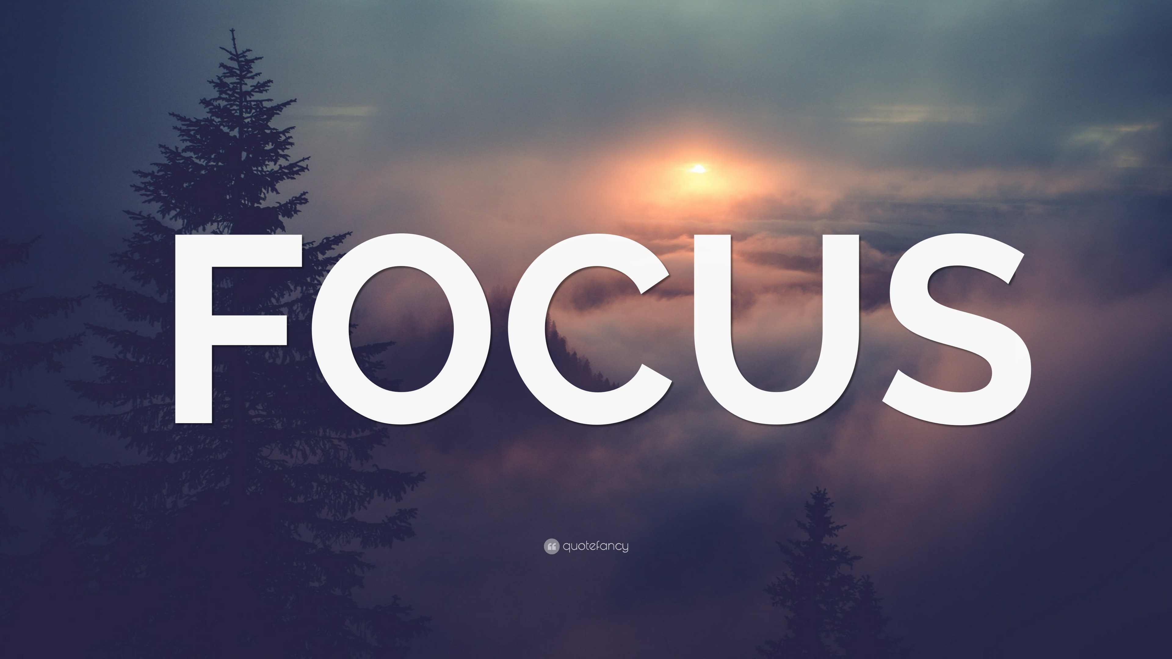 “FOCUS” Wallpaper by QuoteFancy