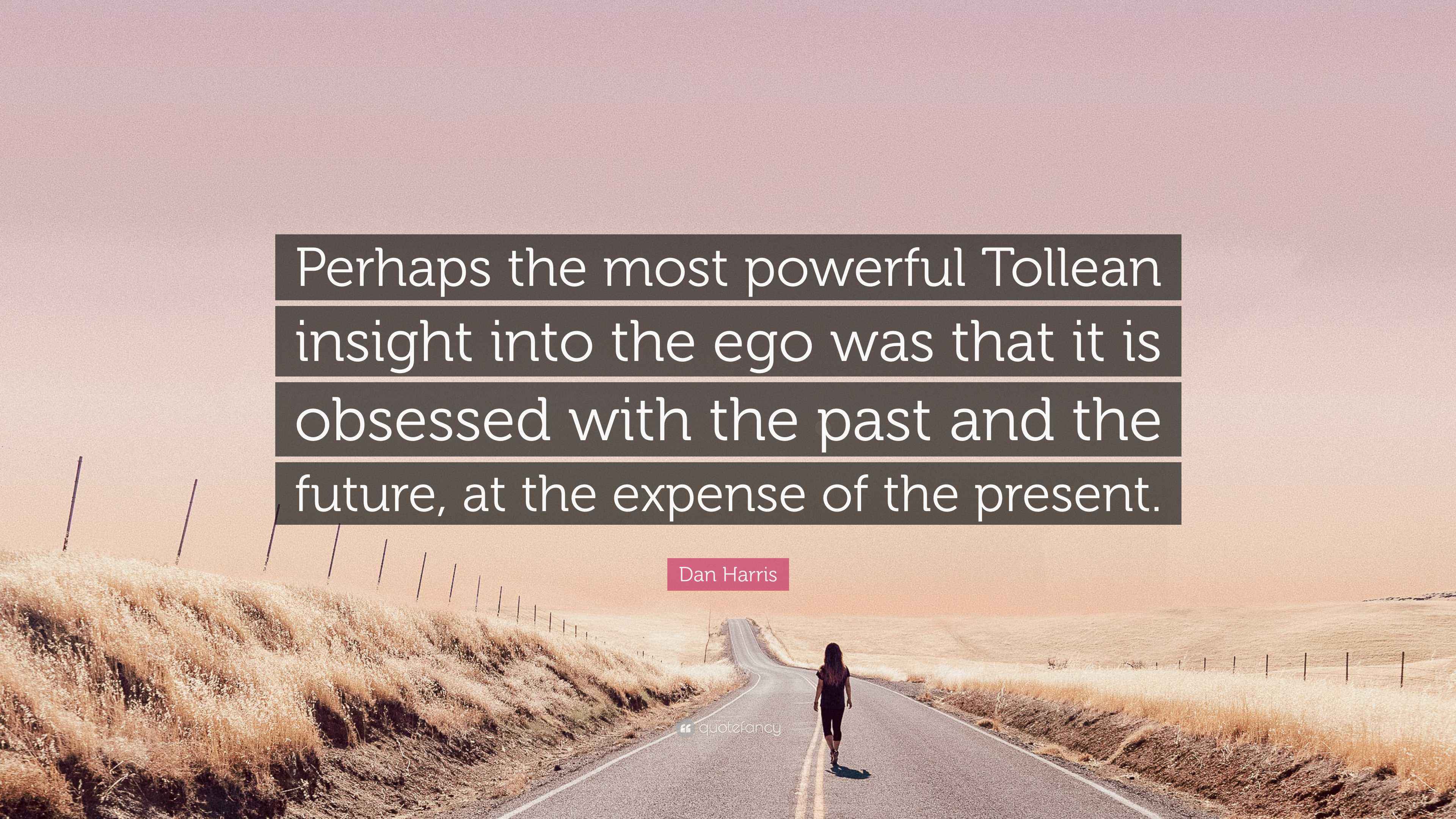 Dan Harris Quote: “Perhaps the most powerful Tollean insight into the ...
