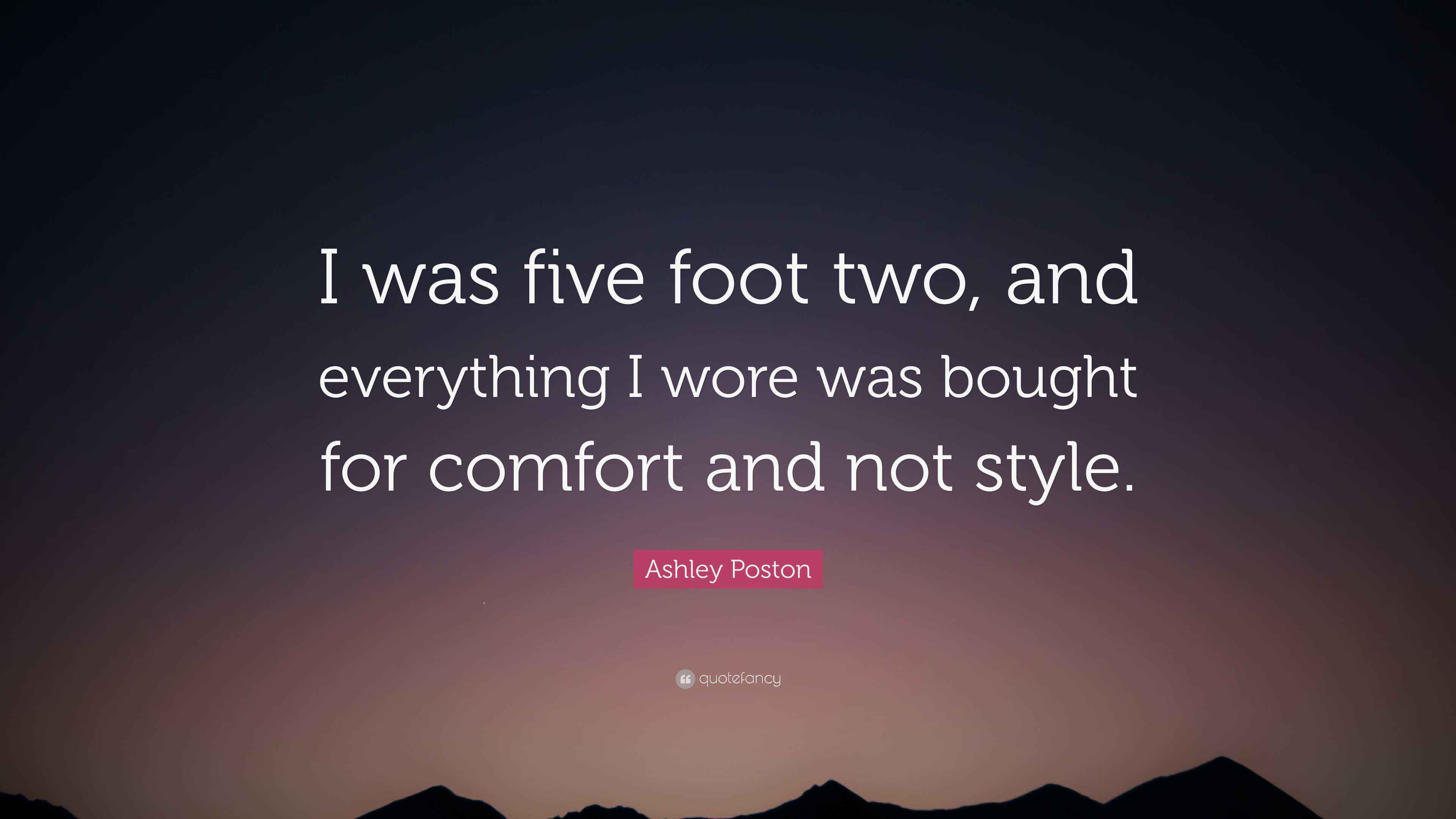Ashley Poston Quote: “I was five foot two, and everything I wore was ...