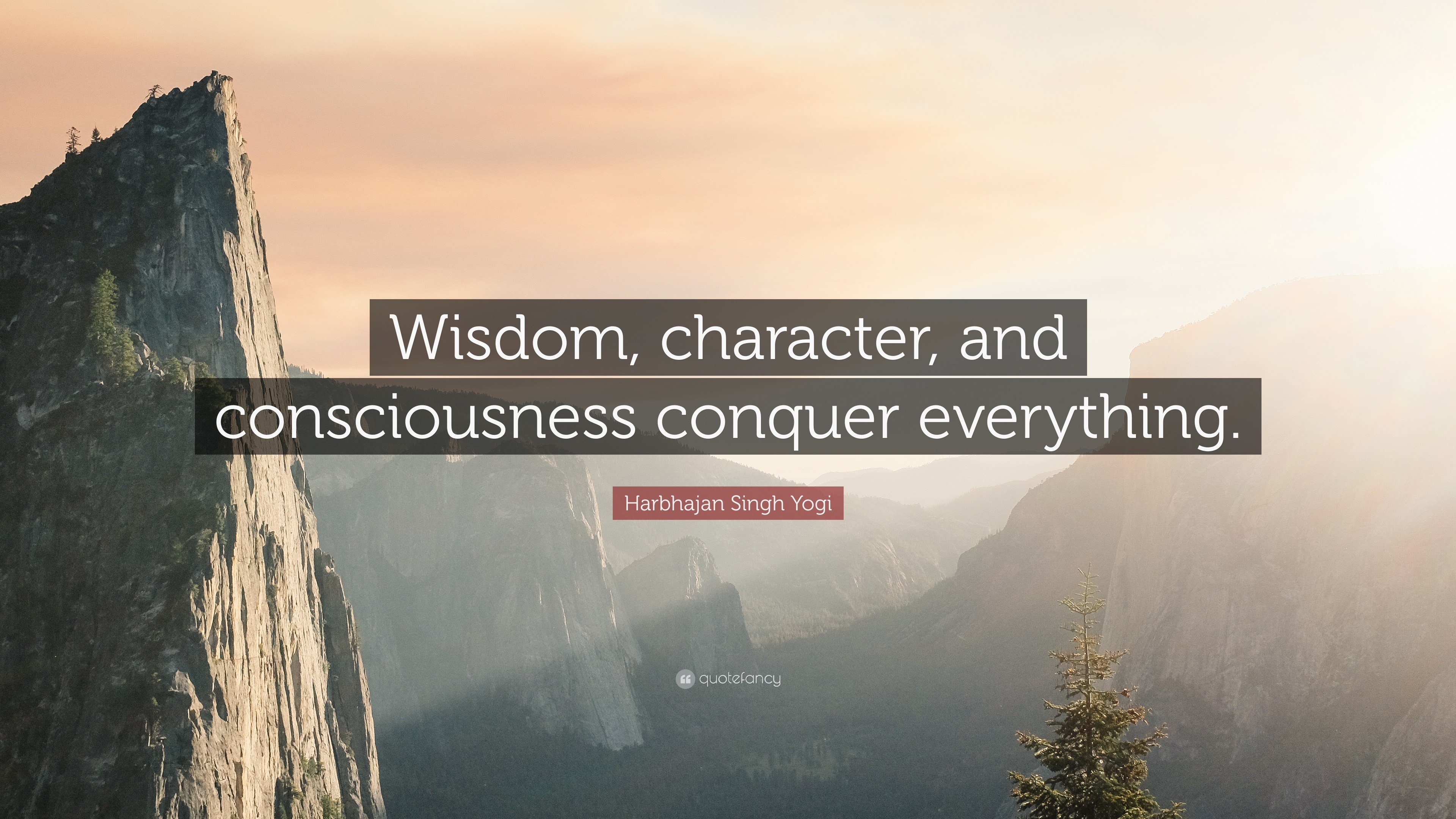 Harbhajan Singh Yogi Quote: “Wisdom, character, and consciousness ...