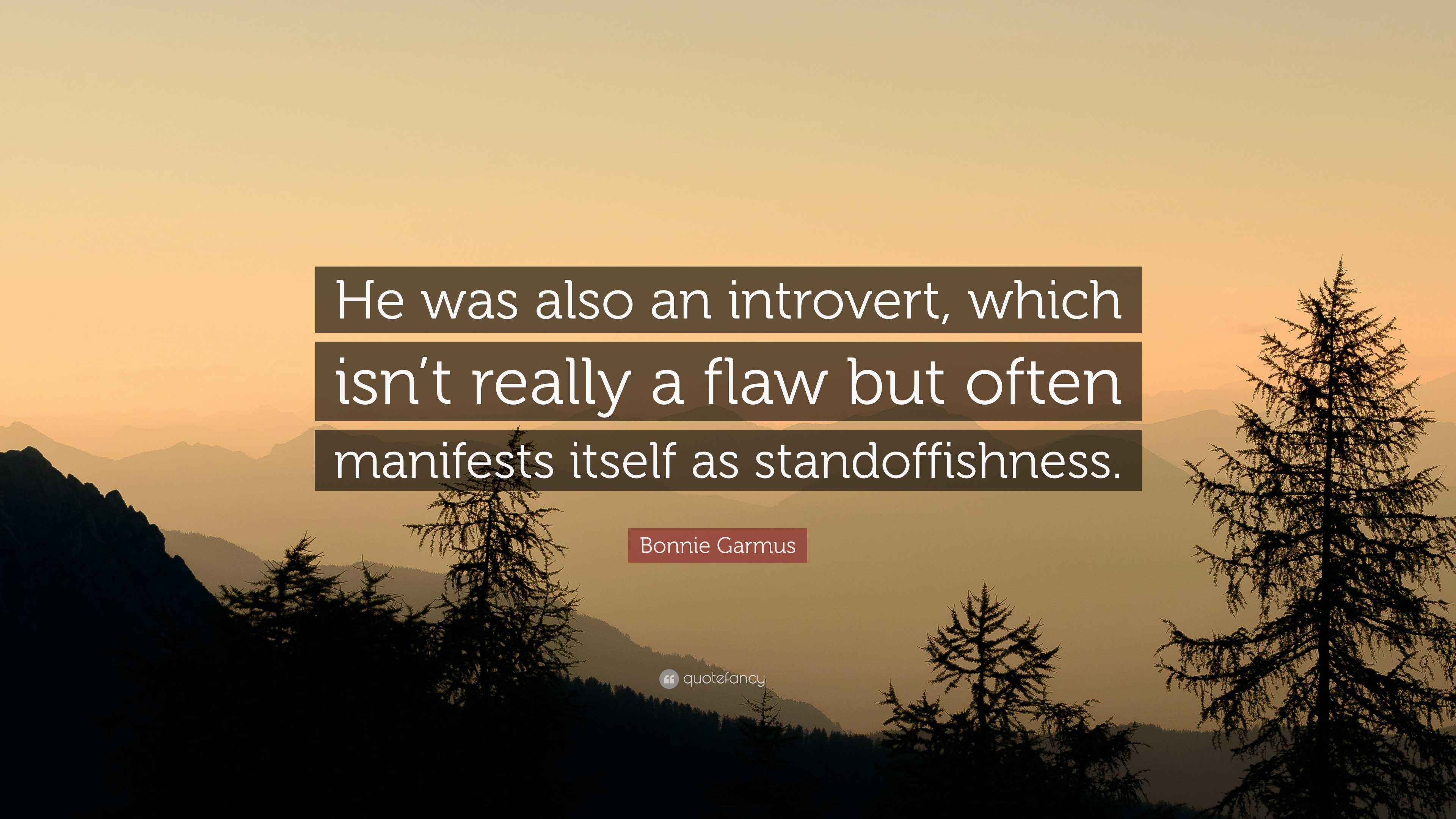 Bonnie Garmus Quote: “He was also an introvert, which isn’t really a ...