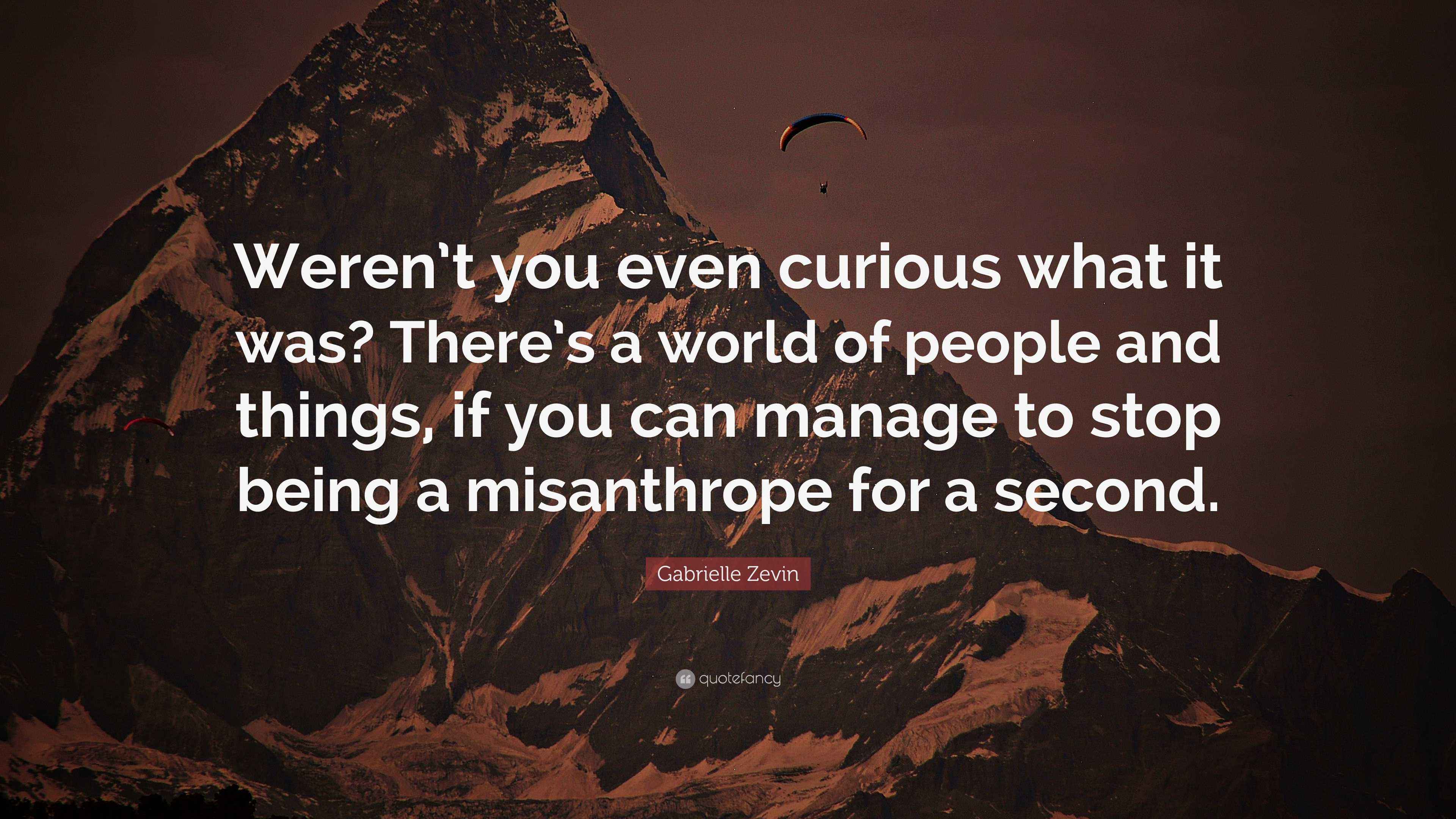 Gabrielle Zevin Quote: “Weren’t you even curious what it was? There’s a ...