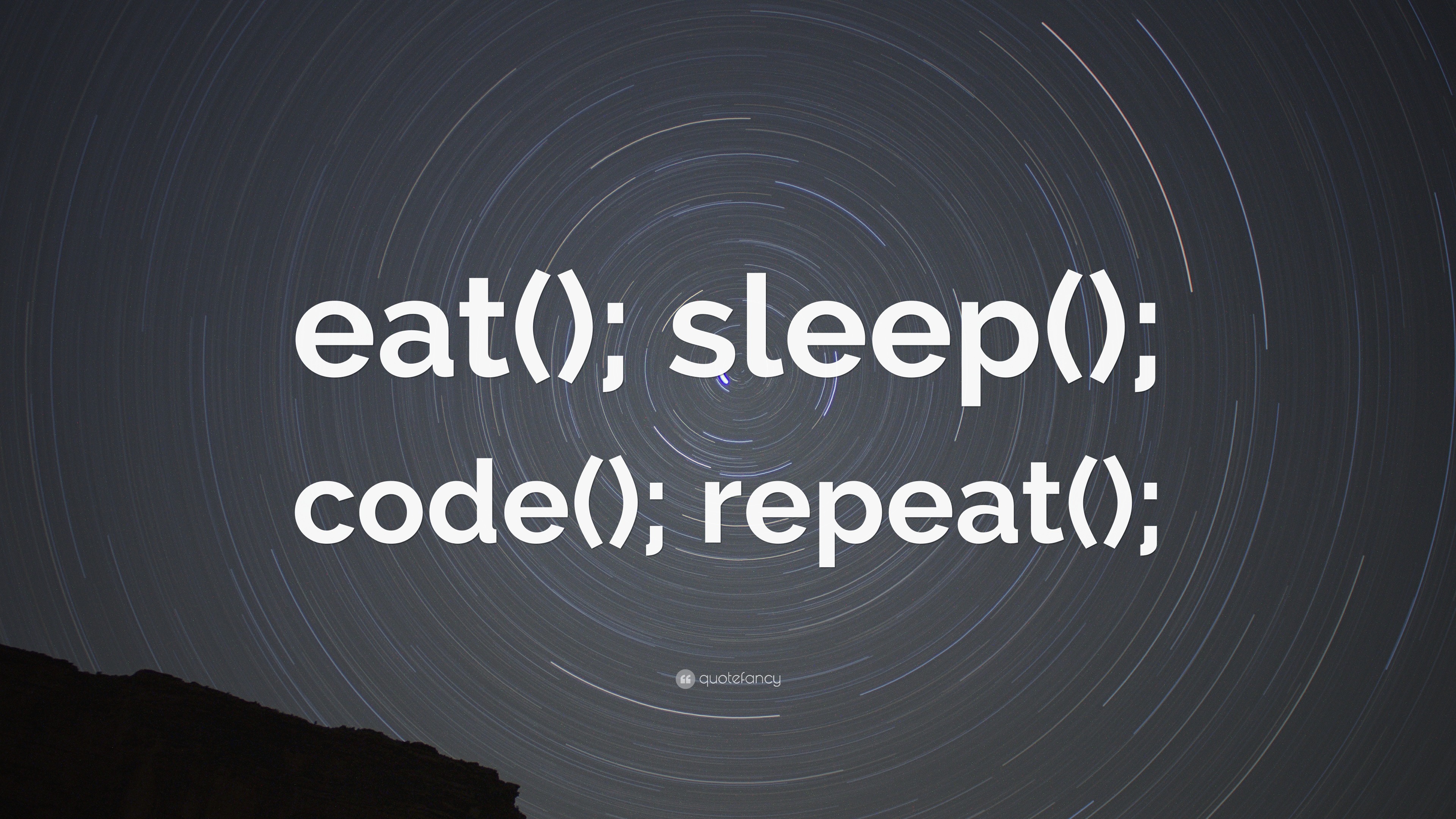 “eat Sleep Code Repeat ” Wallpaper By Quotefancy