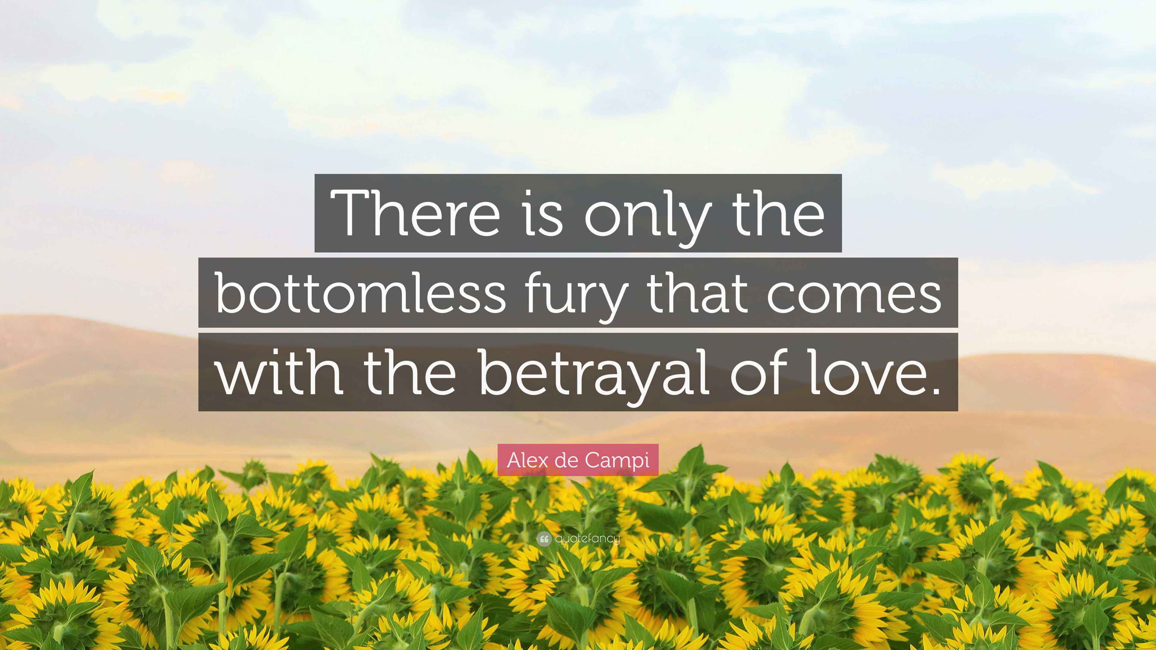 Alex de Campi Quote: “There is only the bottomless fury that comes with ...