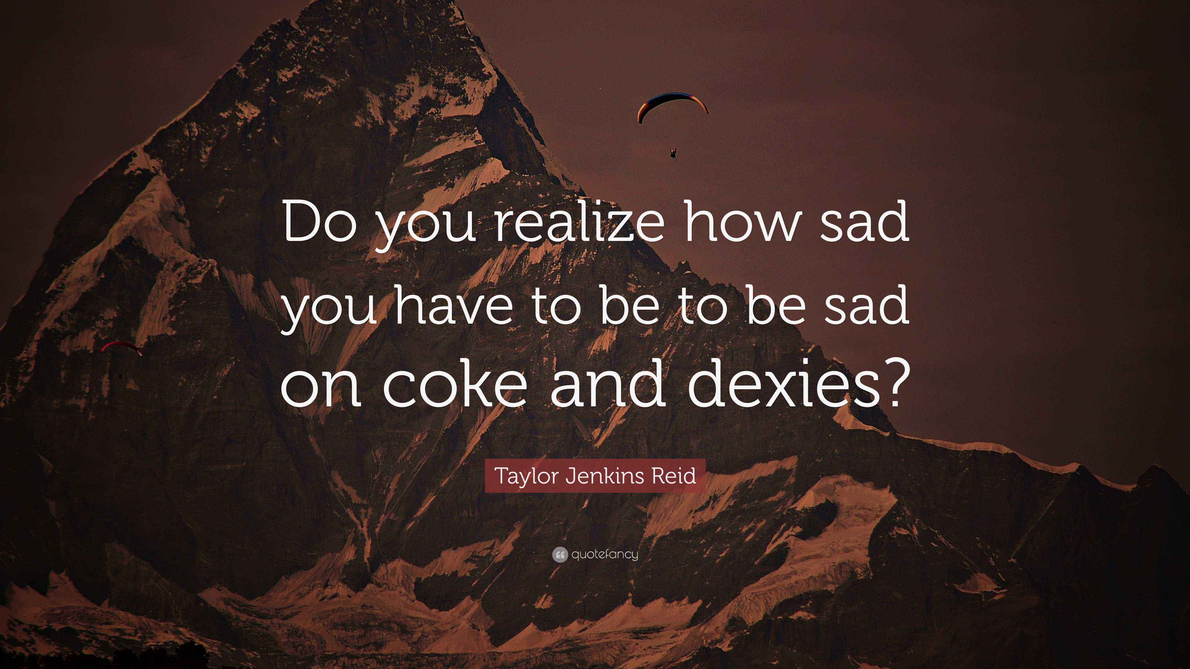 Taylor Jenkins Reid Quote: “Do you realize how sad you have to be to be ...